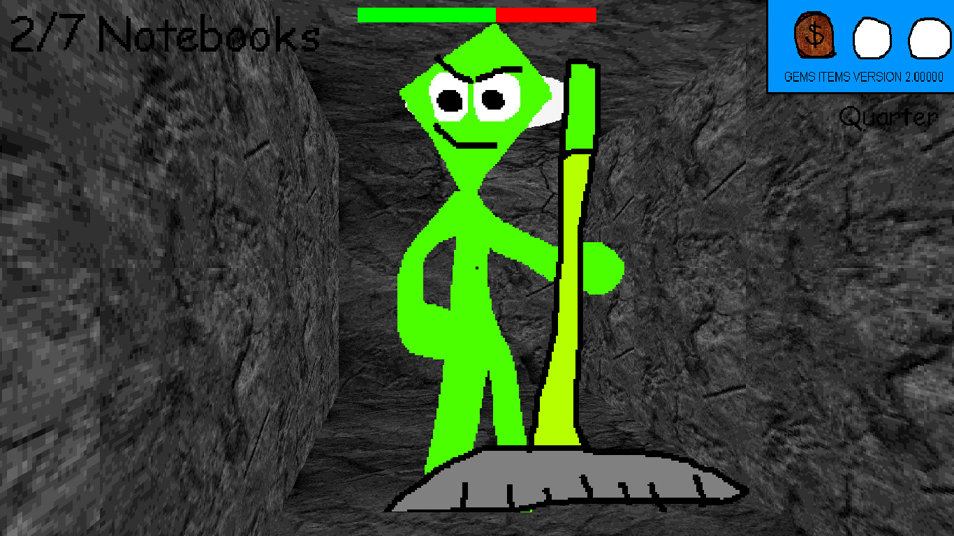 Diamond Man's Gems The Mines Of Darkness Mod for Baldi's Basics | Baldi ...