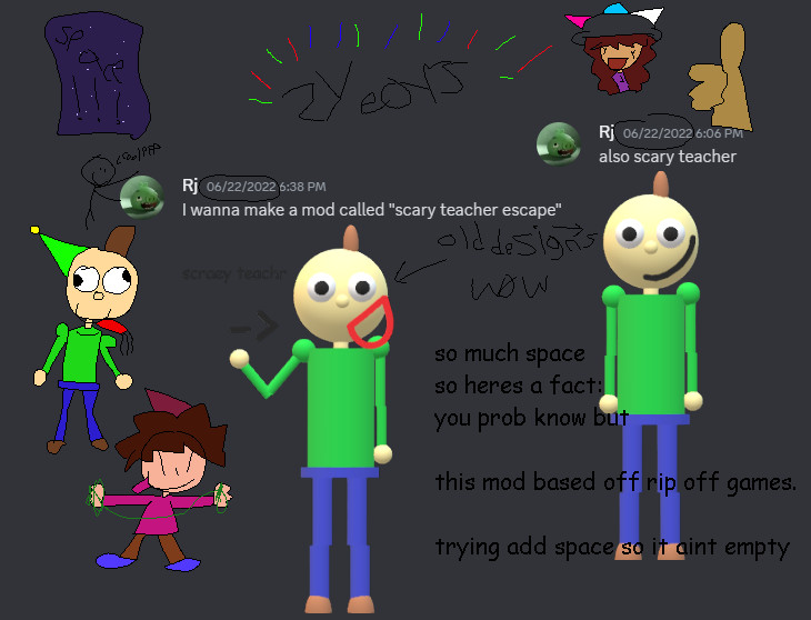 Scary teacher 3D ESCAPE! Mod for Baldi's Basics | Baldi Mods