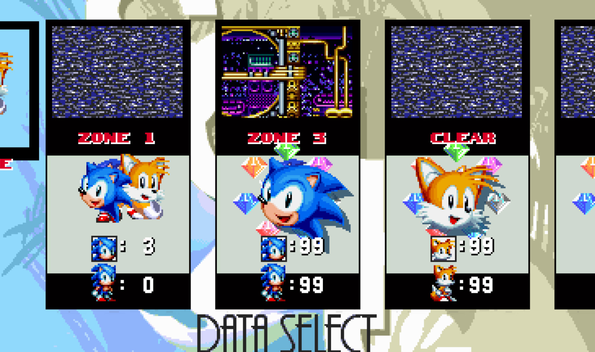 Mania save portraits Mod for Sonic 3 A.I.R. | S3AIR Mods
