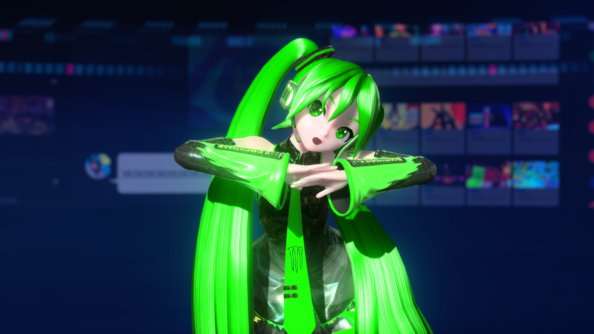 Monster Energy Miku Mod for Hatsune Miku: Project DIVA Mega Mix+ ...