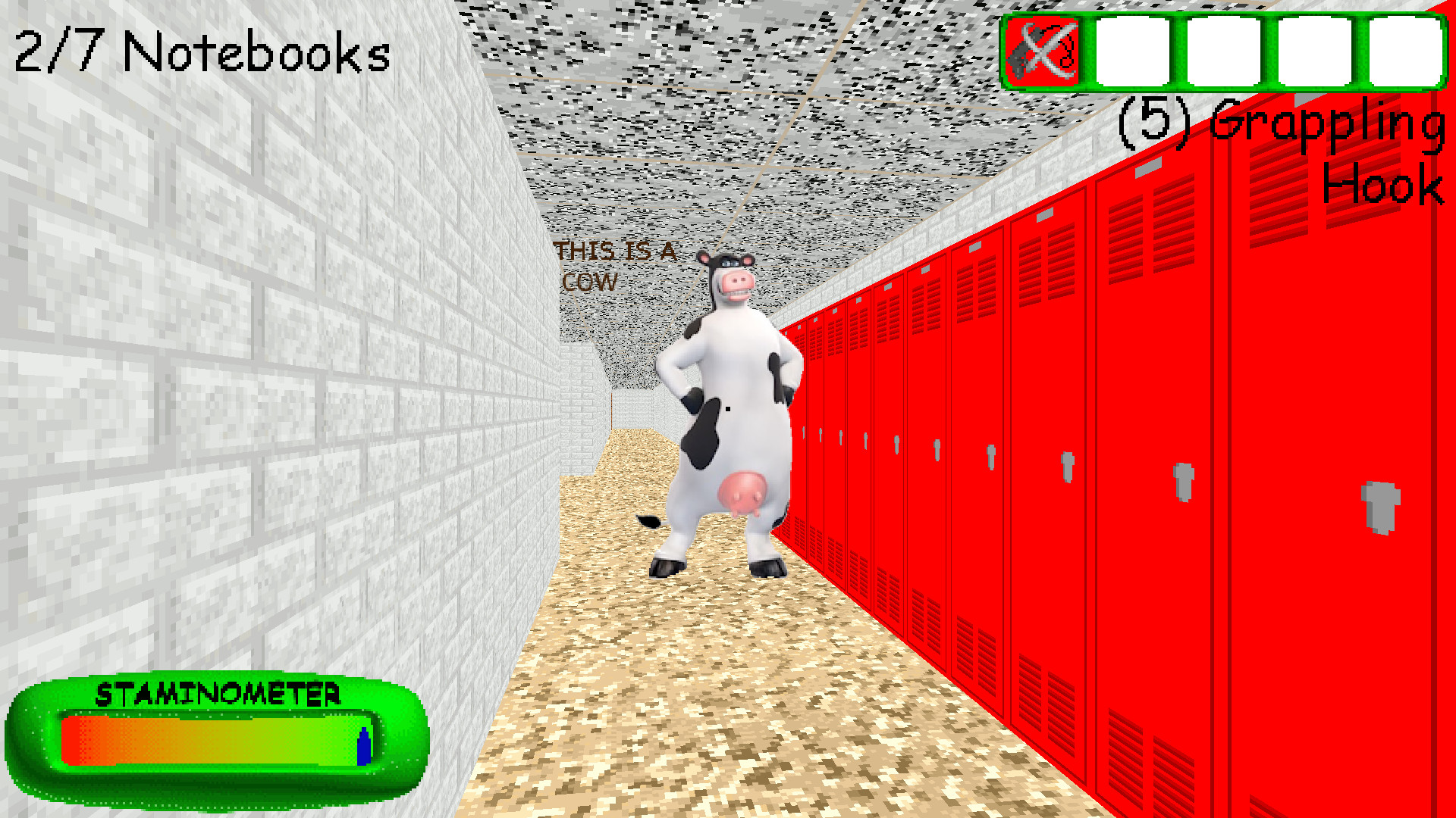 Otis the Cow Mod for Baldi's Basics | Baldi Mods