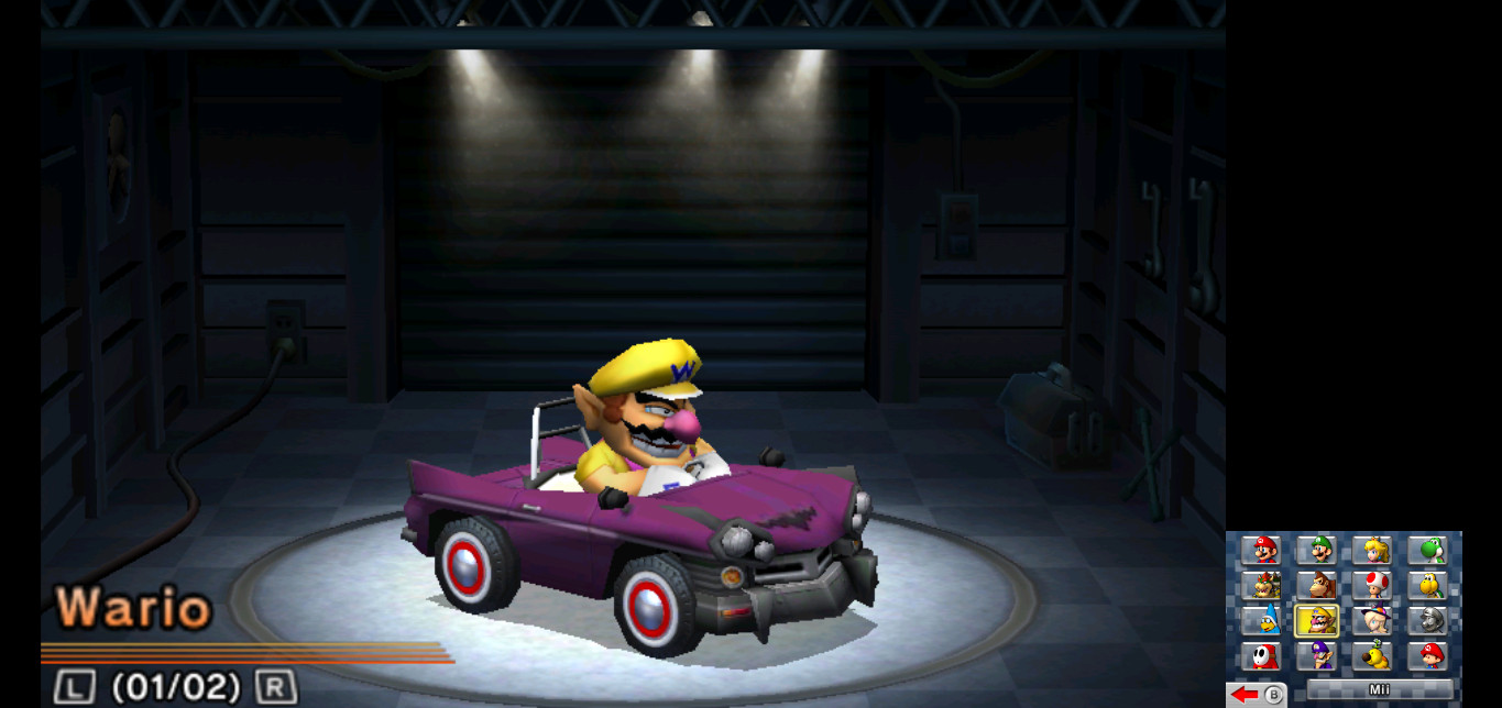 Wario Mario Kart 7