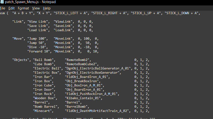 Cemu Spawn Menu Mod for The Legend of Zelda: Breath of the Wild (WiiU ...