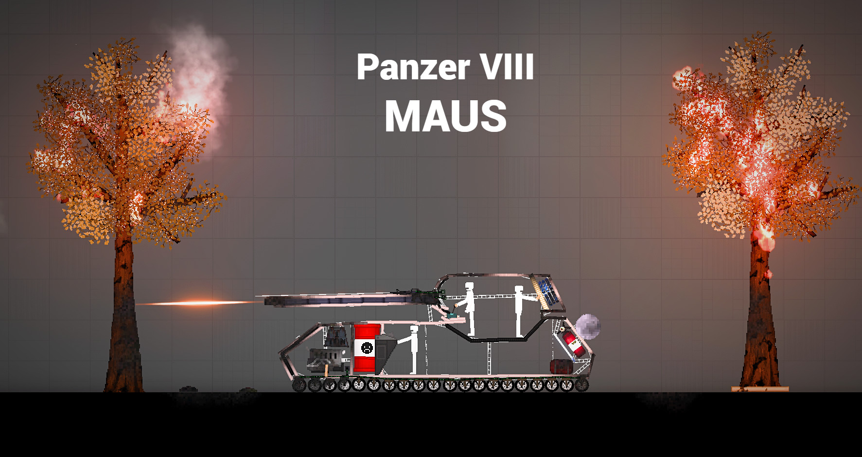 Panzer VIII - Maus (Tank Mod) Mod for People Playground | PP Mods