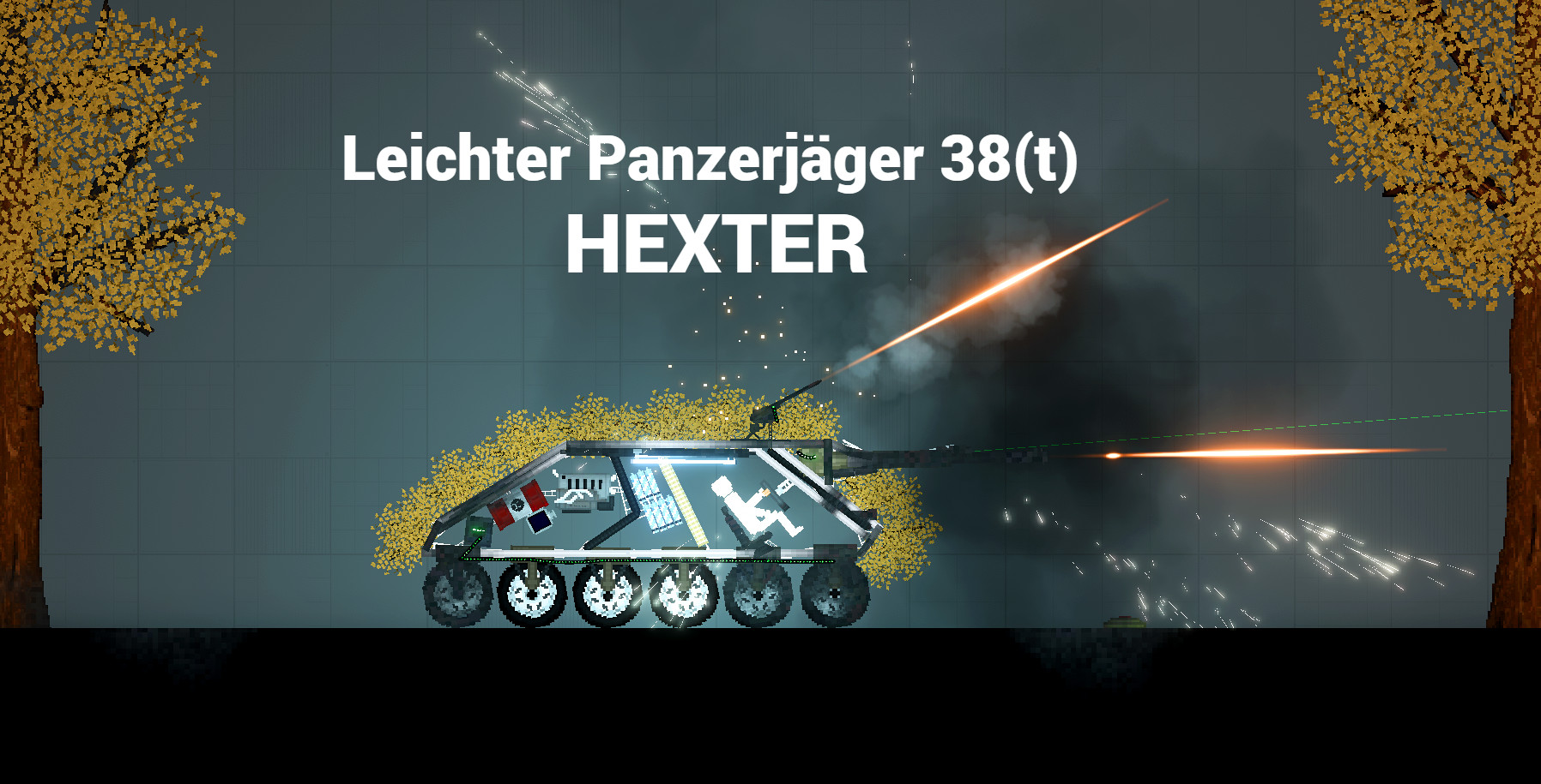 Hexter - Tank Destroyer (Tank Mod) Mod for People Playground | PP Mods