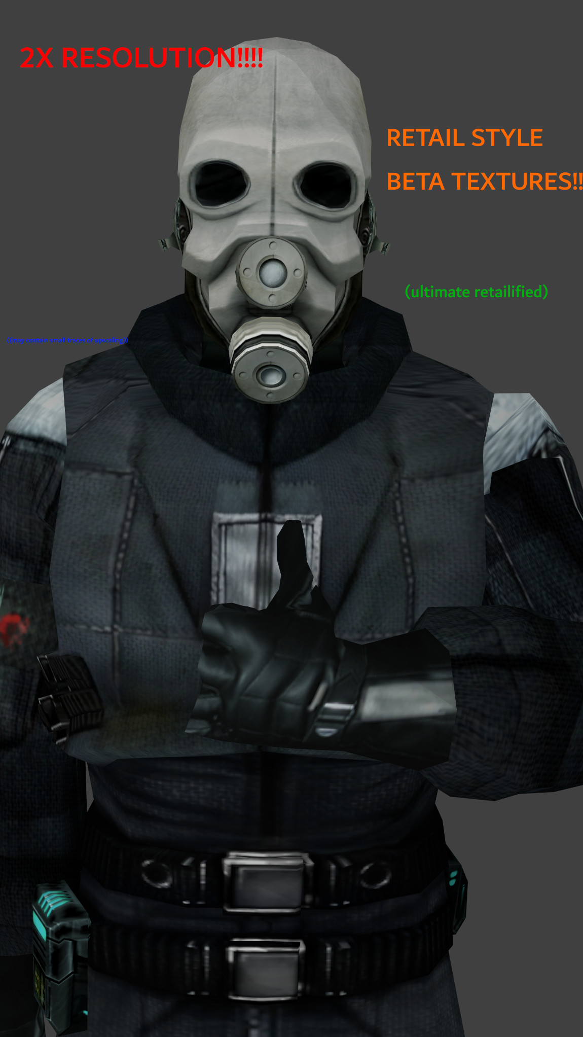 Retailified/Improved Metrocop textures Mod for Half-Life 2 | HL2 Mods