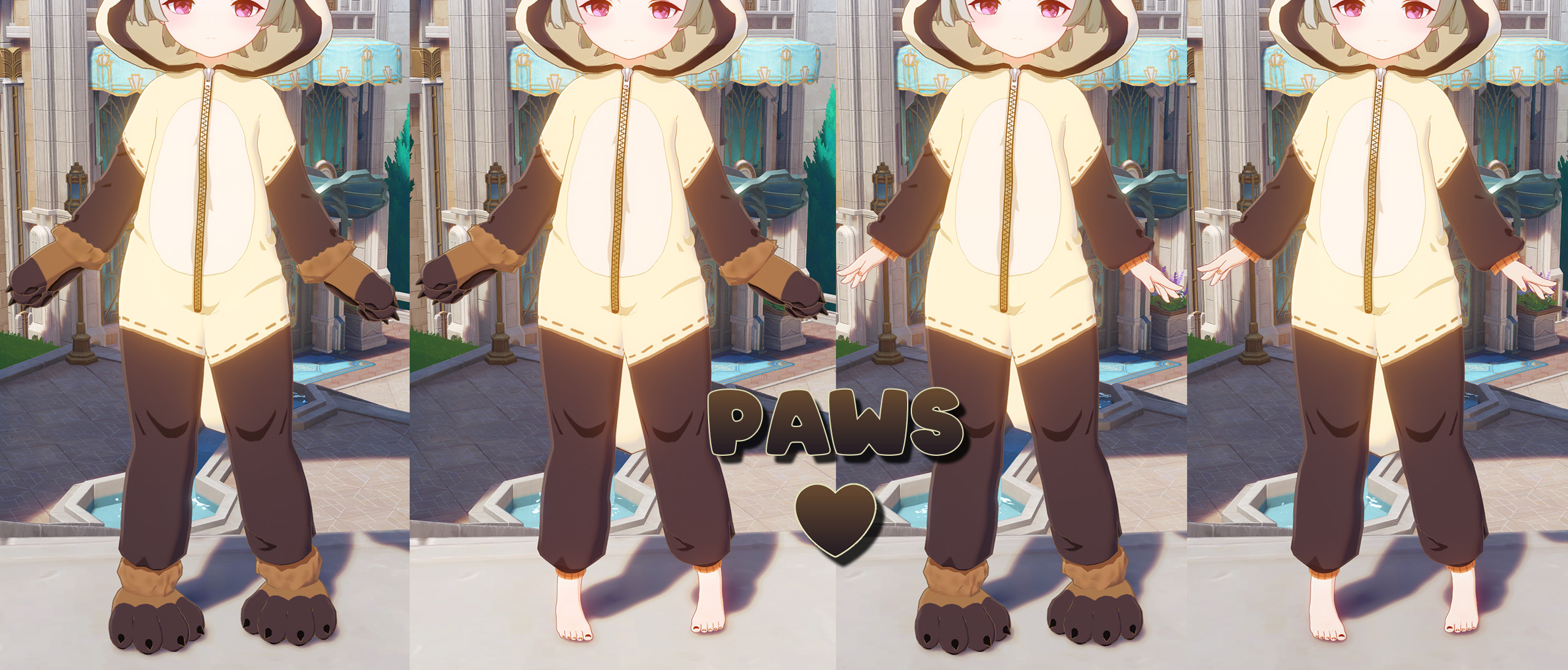 SAYU TANUKI ONESIE Mod for Genshin Impact | GI Mods