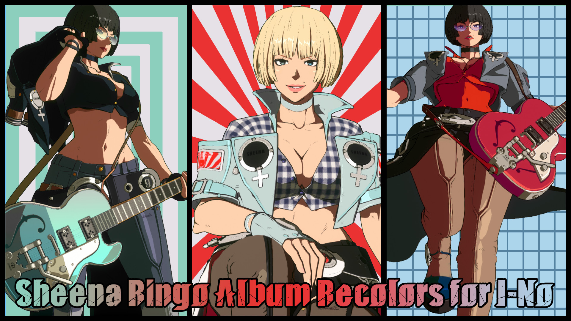 3 Sheena Ringo Album Recolors for I-No Mod for GUILTY GEAR -STRIVE- | GGST Mods