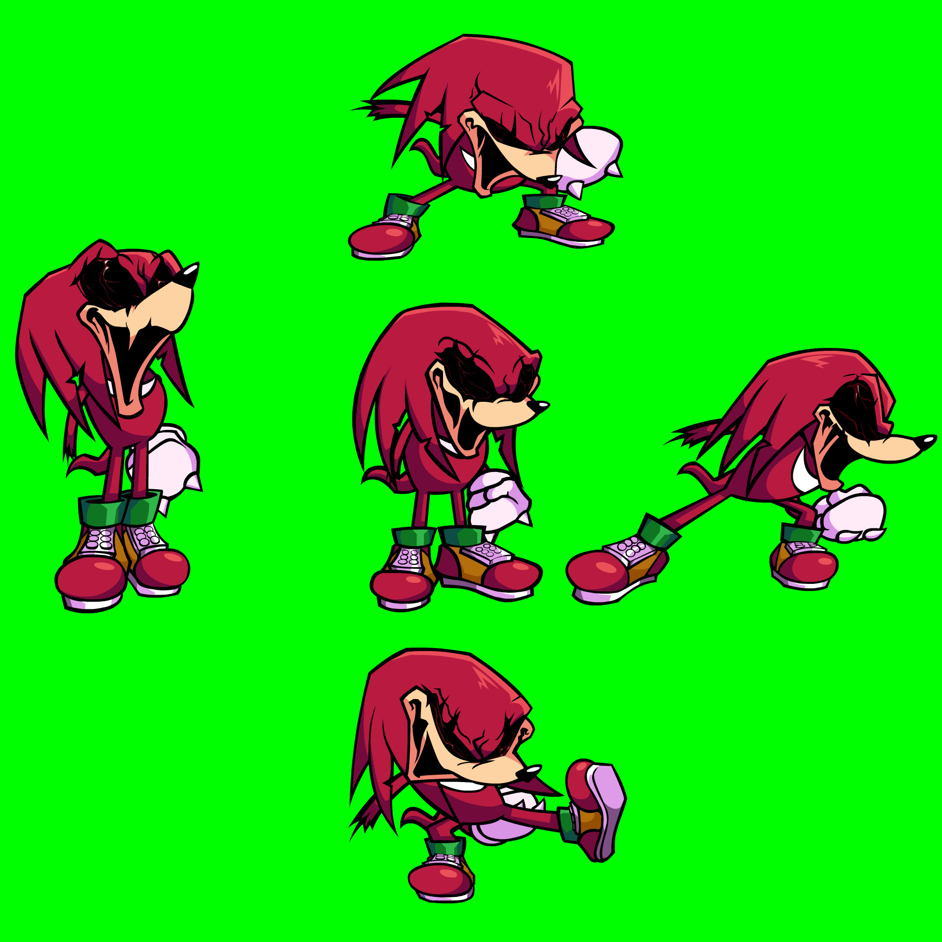 Soul Knuckles FLA Realise Mod for Friday Night Funkin' | FNF Mods