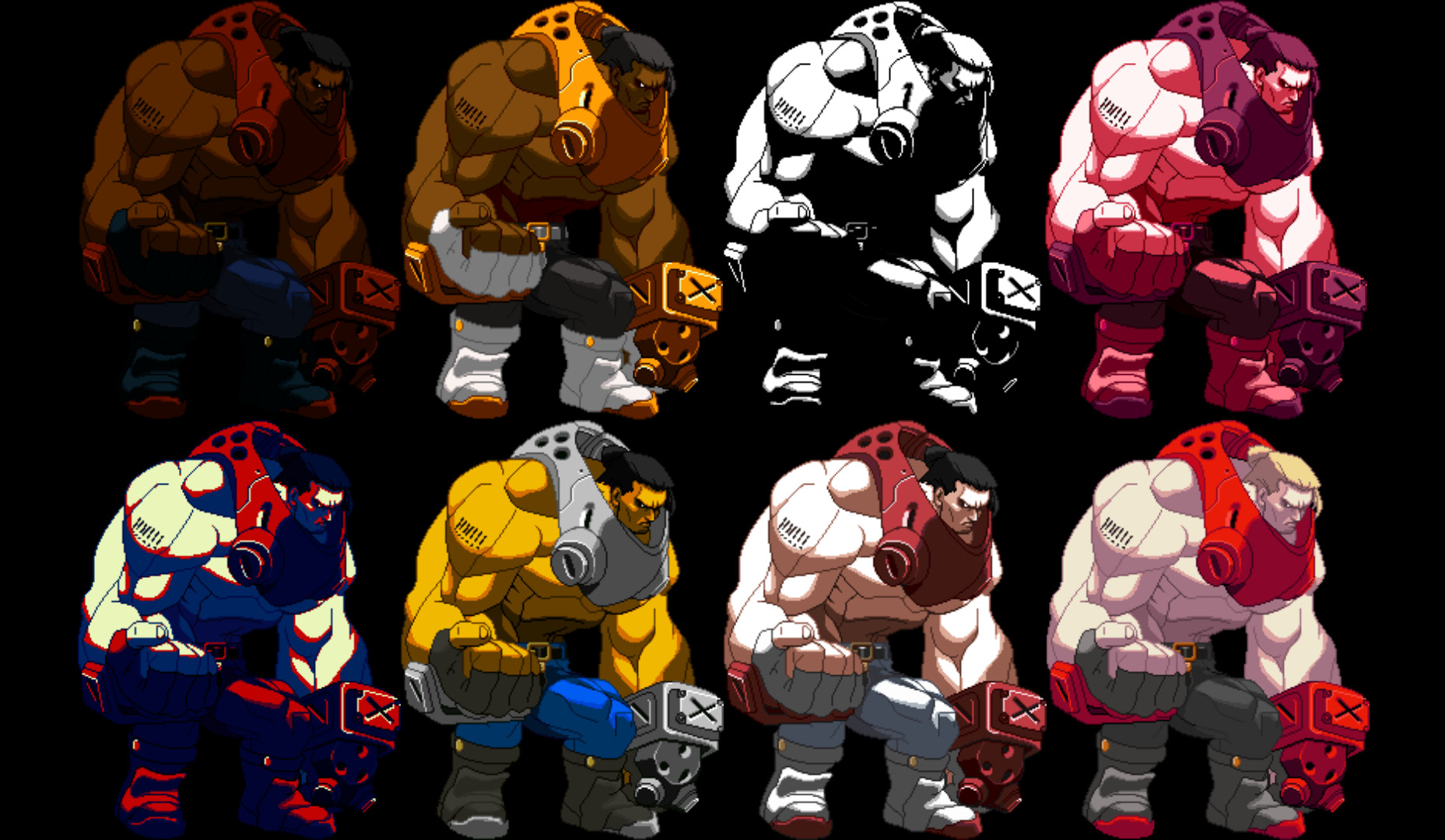 Potemkin Color Pack Mod for Guilty Gear XX Accent Core Plus R ...