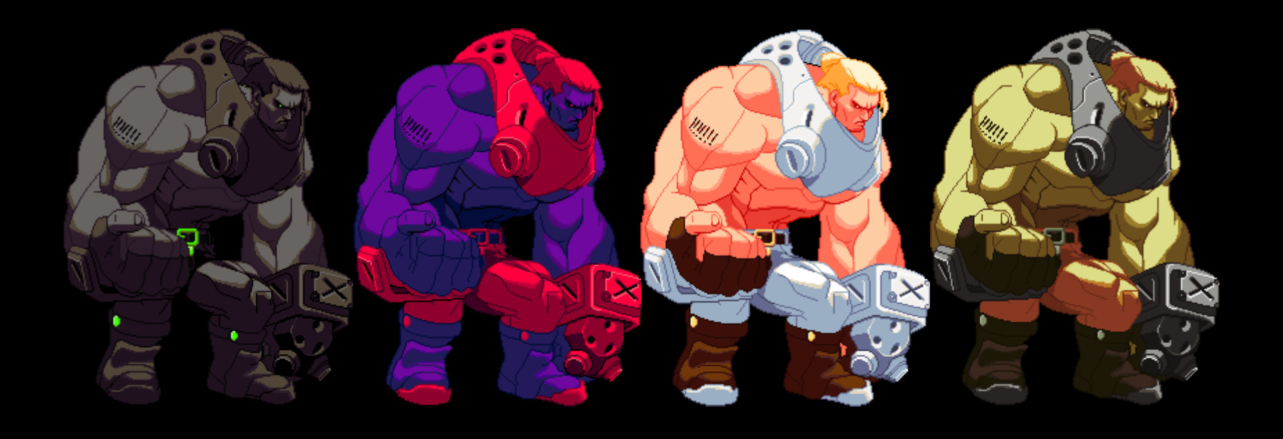 Potemkin Color Pack Mod for Guilty Gear XX Accent Core Plus R ...