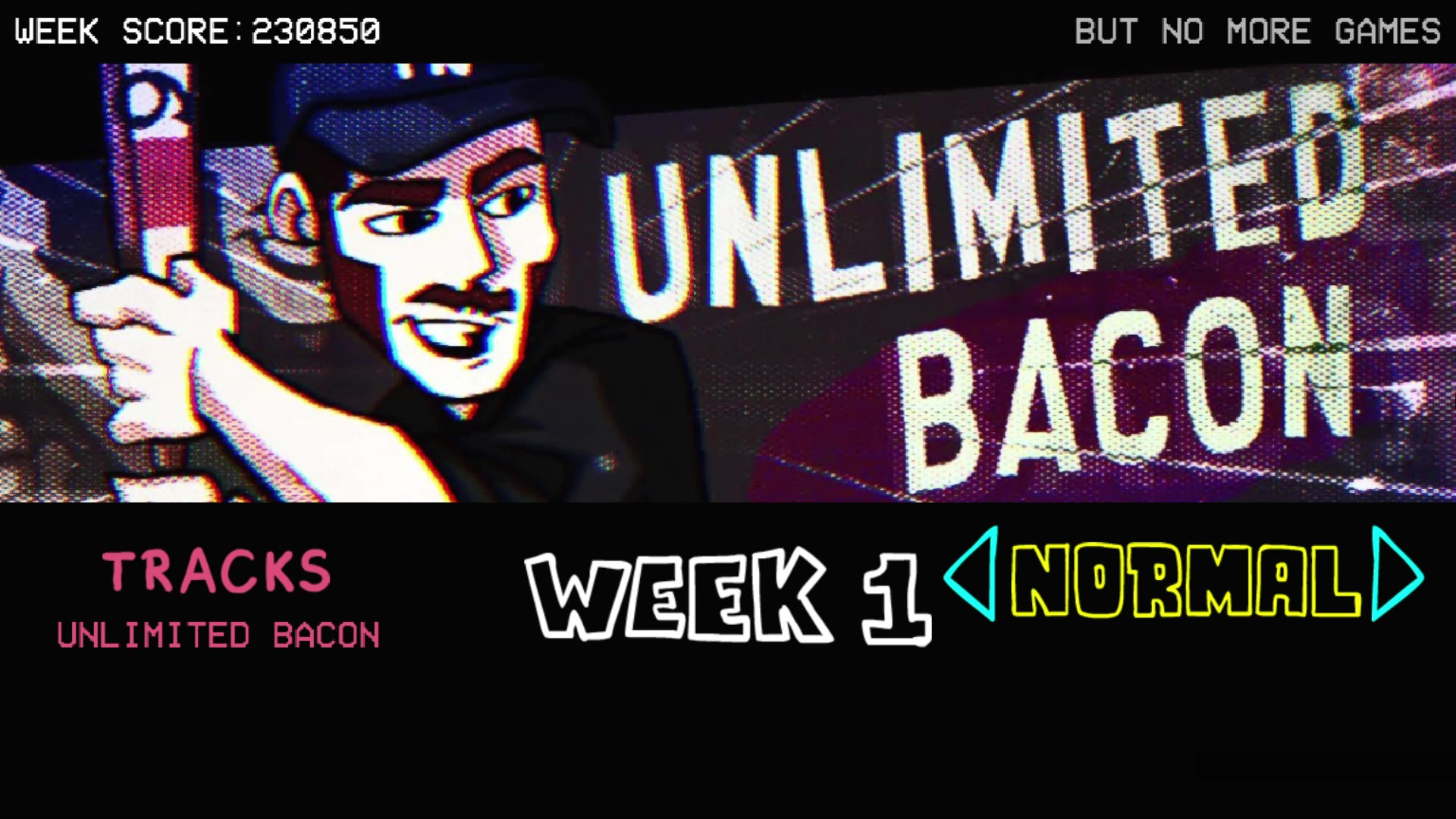 Unlimited Bacon but it's playable Mod for Friday Night Funkin' | FNF Mods