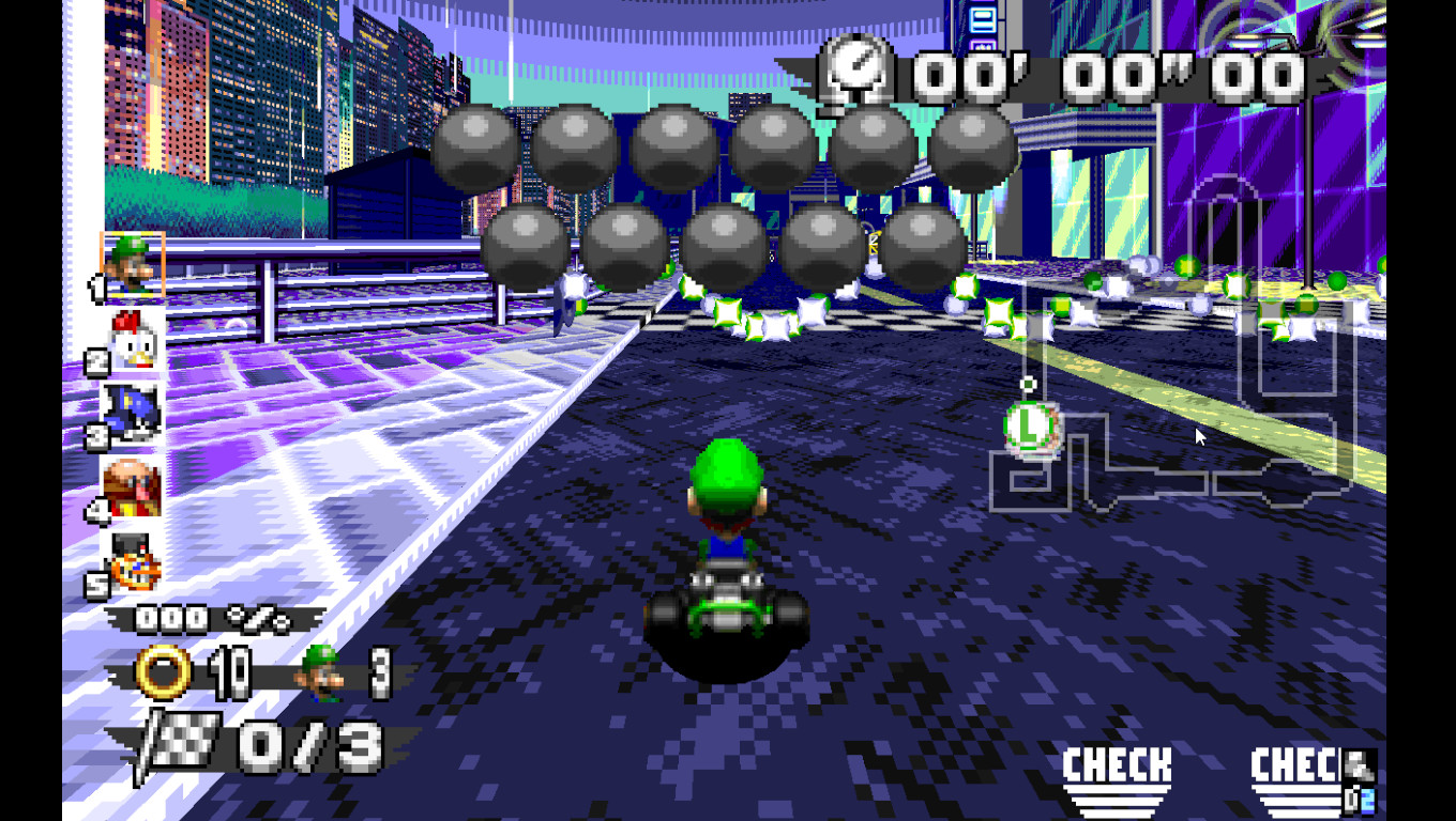Luigi (Mario Kart 64 Sprite) Mod for Dr. Robotnik's Ring Racers | DRRR Mods
