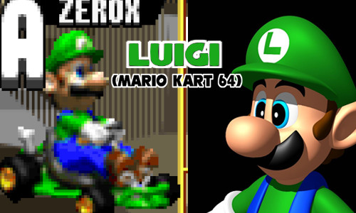 Luigi (Mario Kart 64 Sprite) Mod for Dr. Robotnik's Ring Racers | DRRR Mods