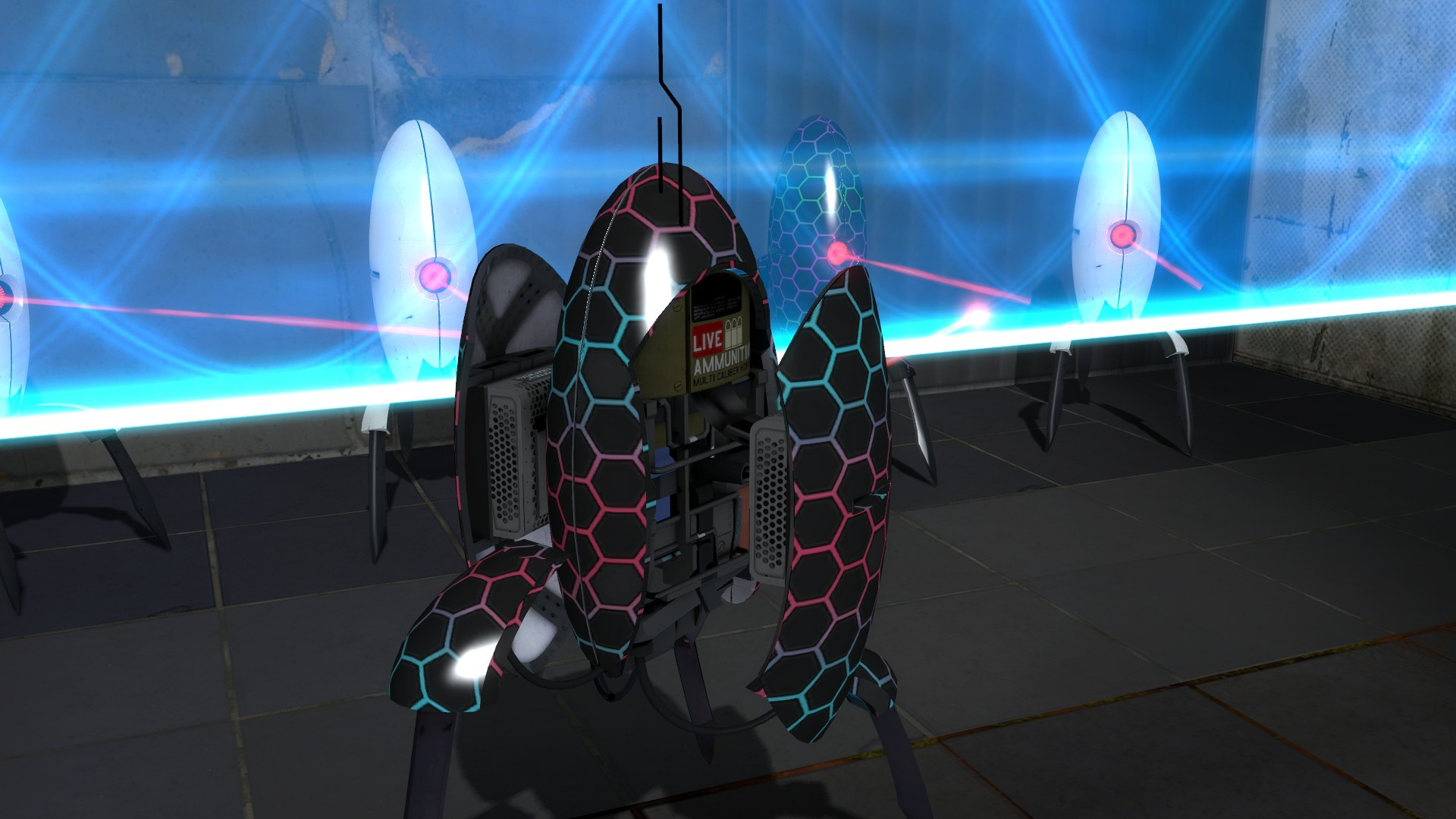 Hypergon Turret Mod for Portal 2 | P2 Mods