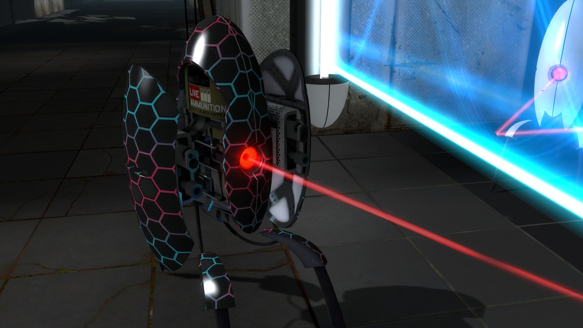 Hypergon Turret Mod for Portal 2 | P2 Mods