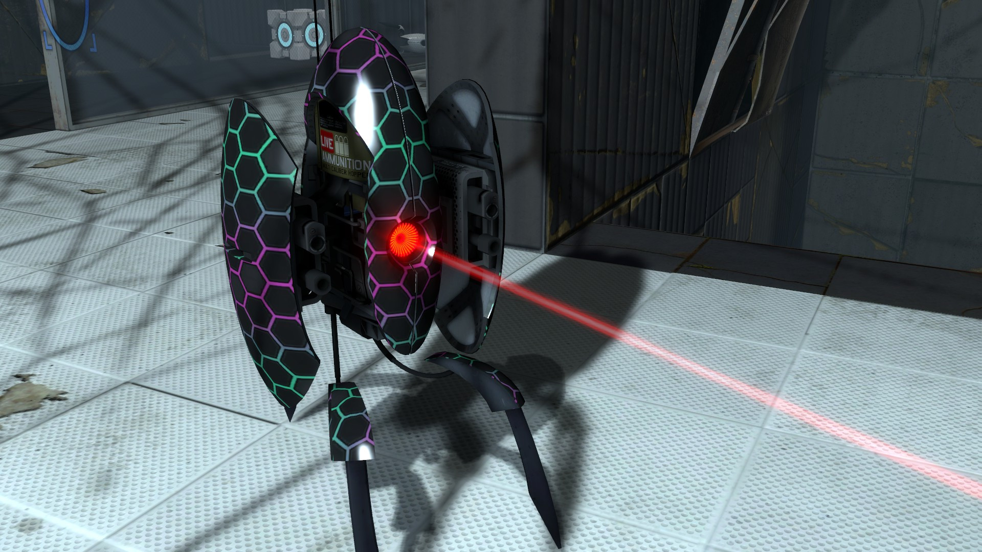 Hypergon Turret Mod for Portal 2 | P2 Mods