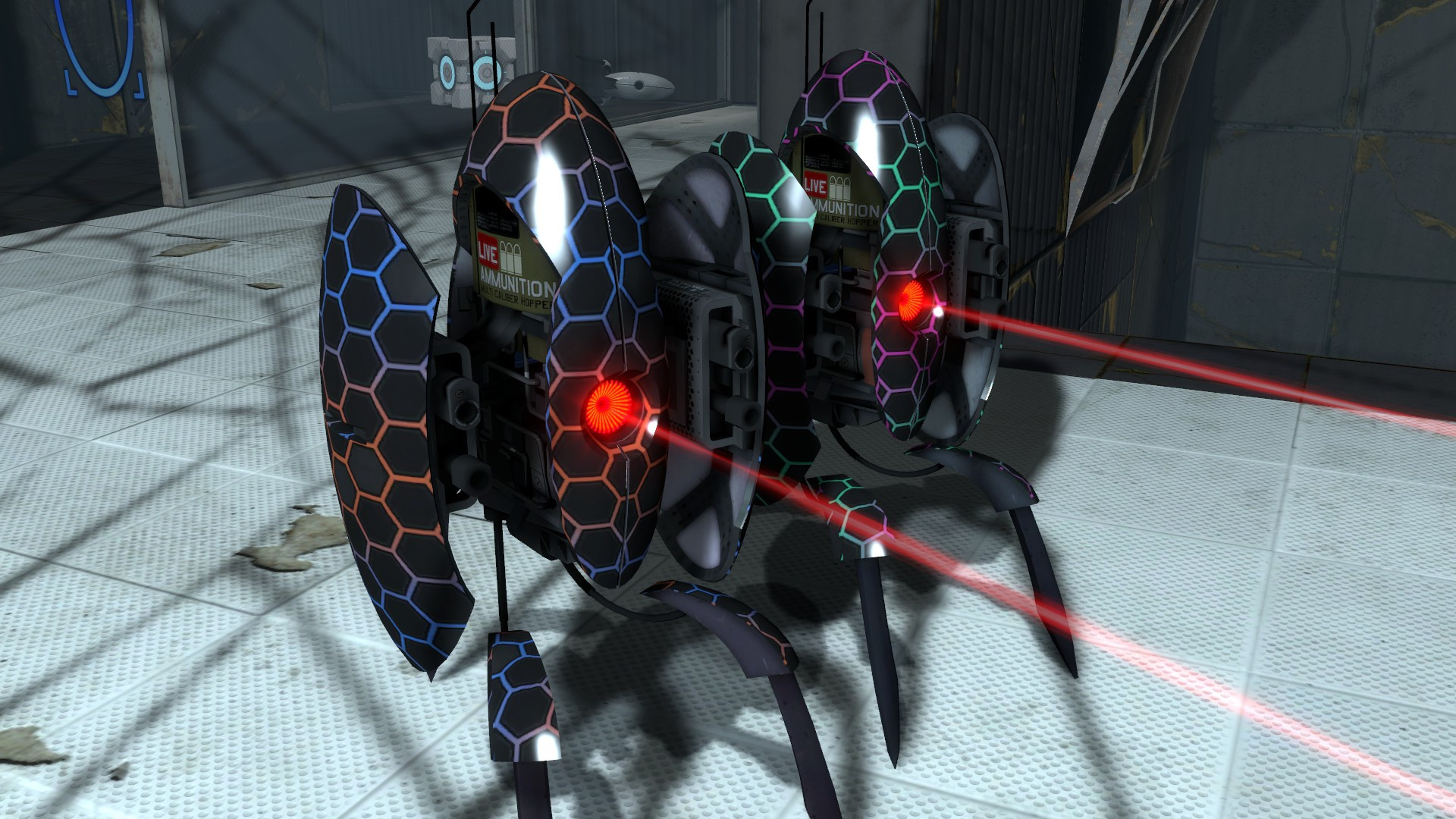 Hypergon Turret Mod for Portal 2 | P2 Mods