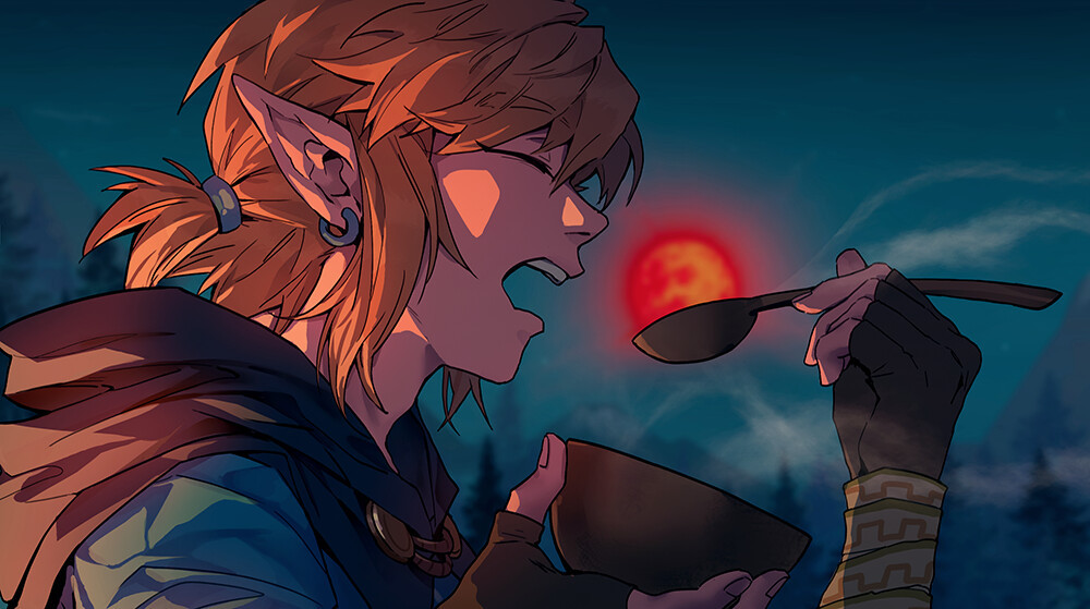 Zelda Blood Moon Meme Zelda Gif World On X: "A Blood Moon. The Cosmic