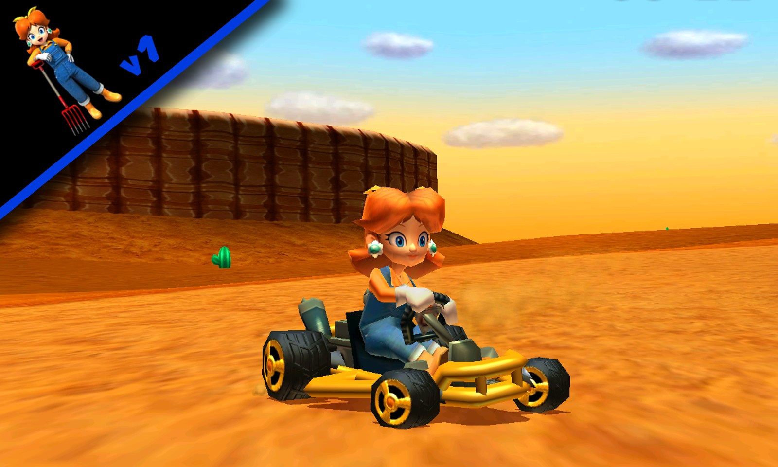 Daisy (Farmer) from MKT Mod for Mario Kart 7 | MK7 Mods