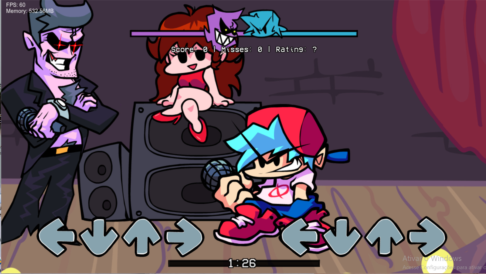 Mario's Madness Boyfriend for Psych Engine Mod for Friday Night Funkin' | FNF Mods