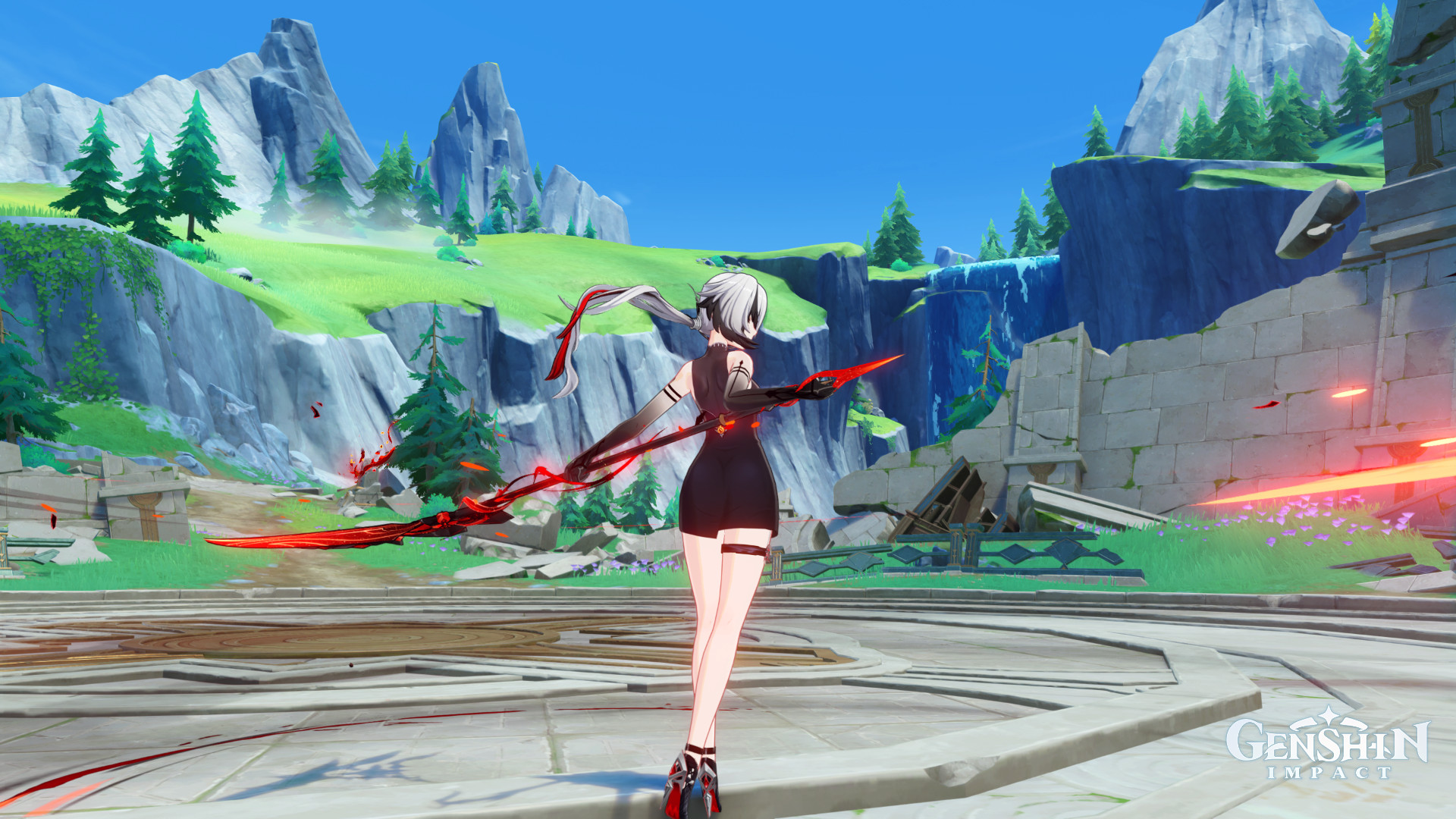 Arlecchino Fancy Dinner dress Mod for Genshin Impact | GI Mods