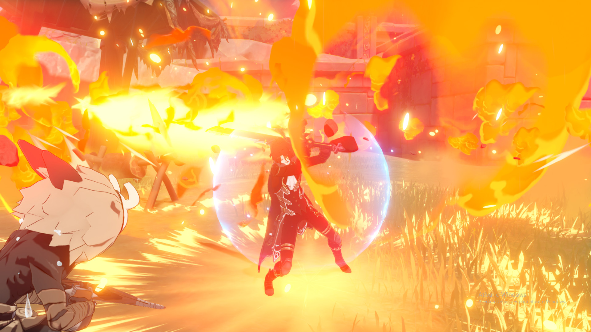 Red-haired warrior from Old Mondstadt Mod for Genshin Impact | GI Mods