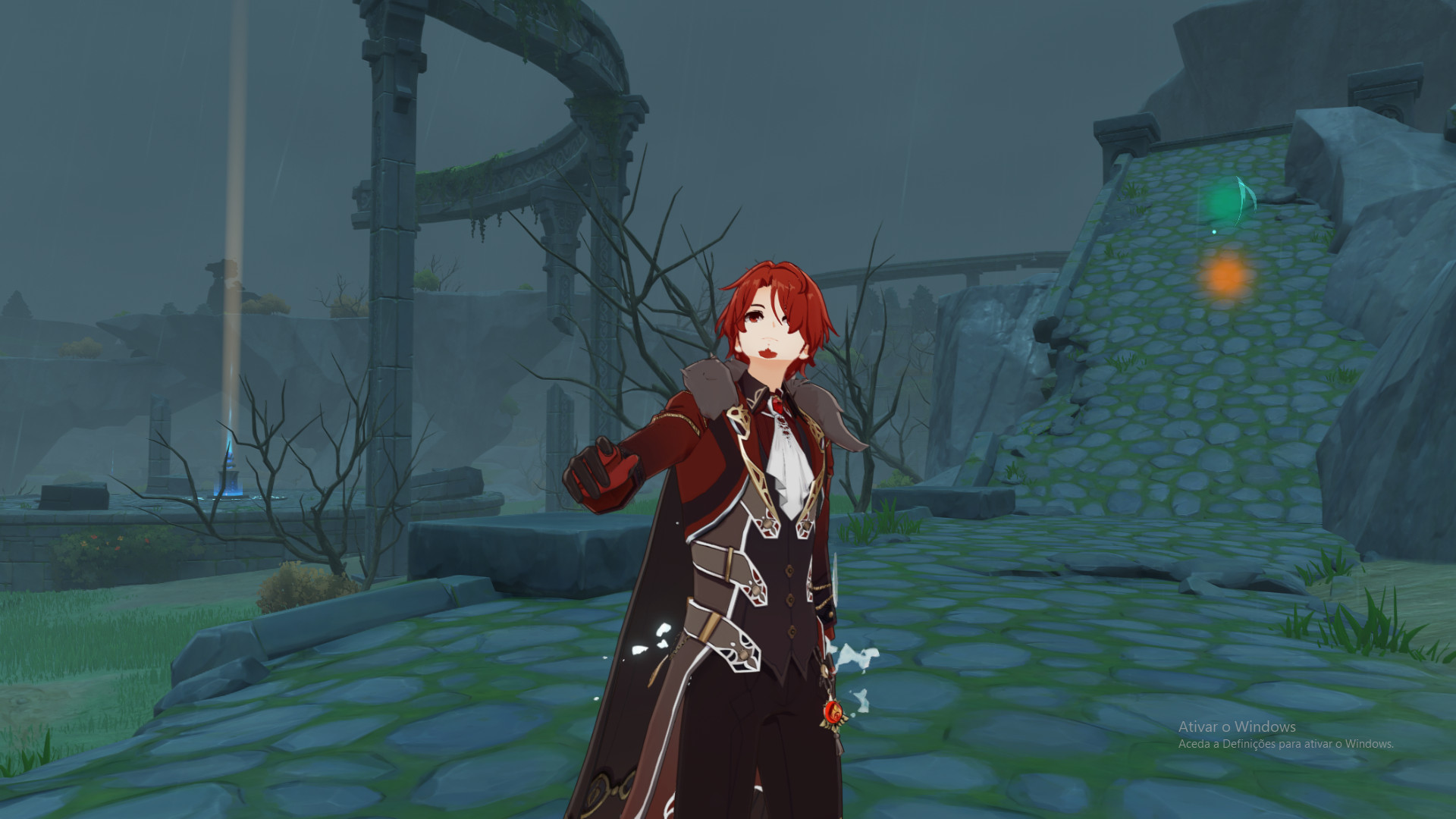 Red-haired warrior from Old Mondstadt Mod for Genshin Impact | GI Mods