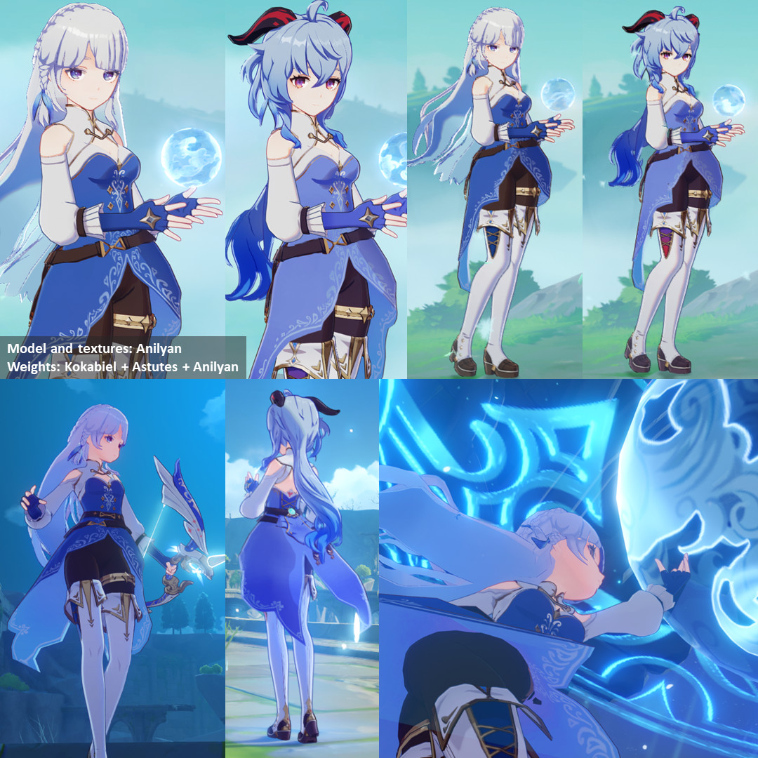 Amos from Old Mondstadt + Ganyu version Mod for Genshin Impact | GI Mods