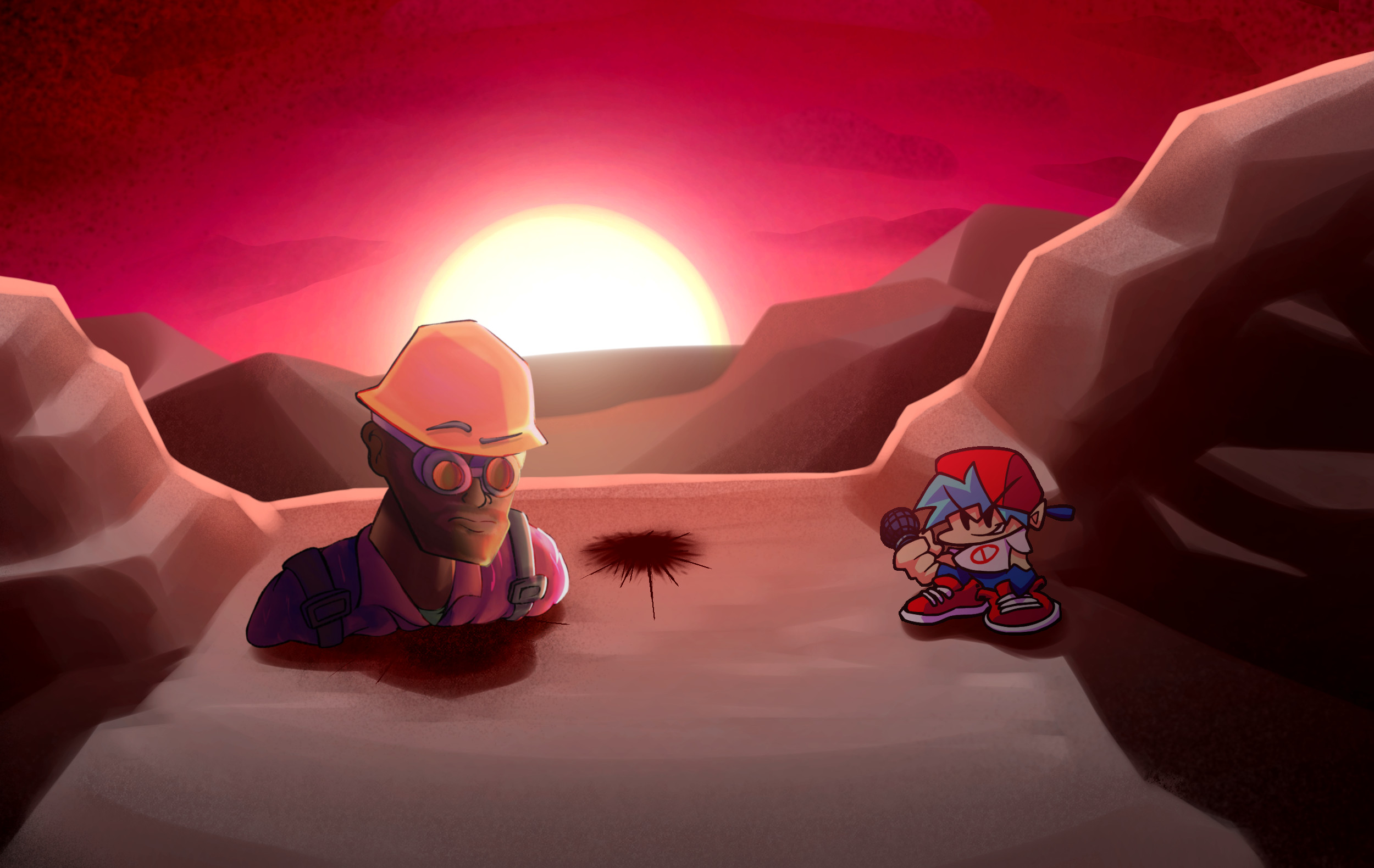 Vs Engineer Gaming ONE SHOT Mod for Friday Night Funkin' | FNF Mods