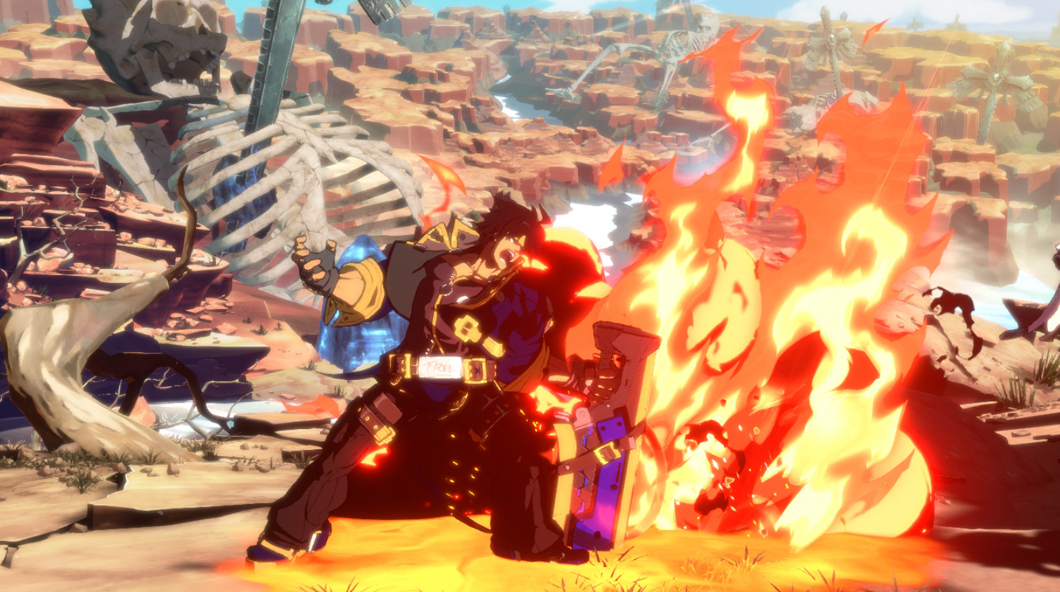 Gold And Blue Sol Mod for GUILTY GEAR -STRIVE- | GGST Mods