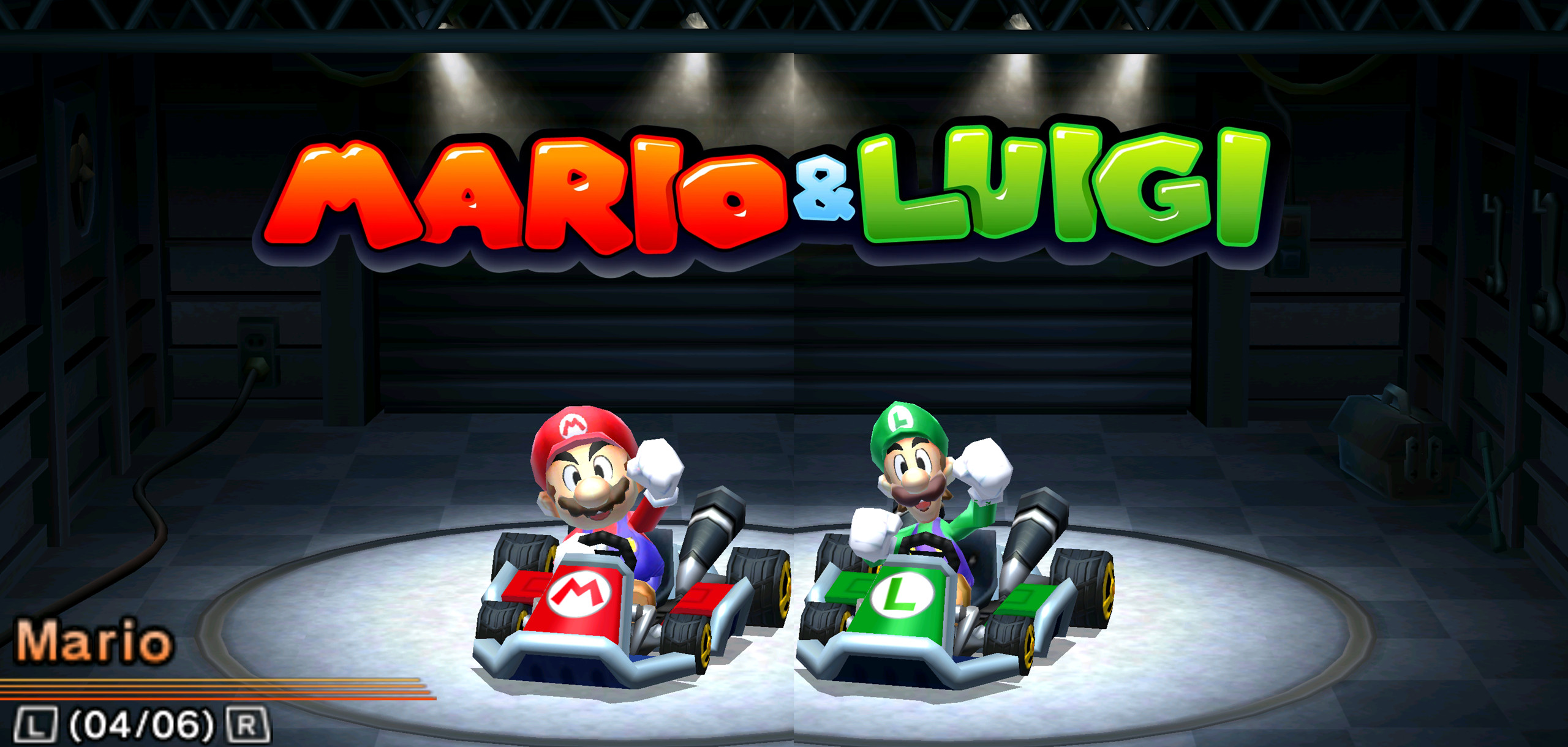Mario and luigi(M&L) Mod for Mario Kart 7 | MK7 Mods
