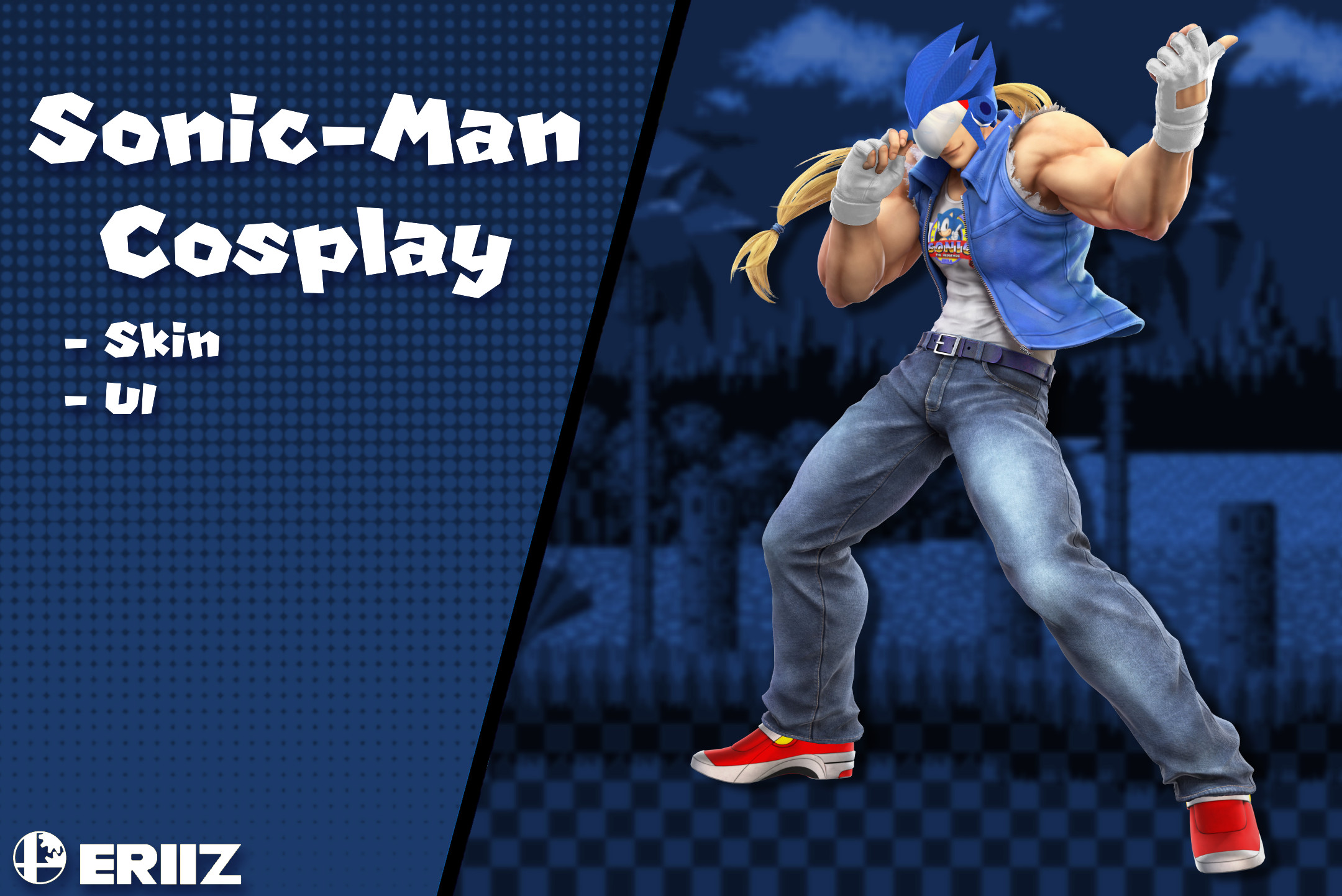 Sonic-Man Terry Mod for Super Smash Bros. Ultimate | SSBU Mods