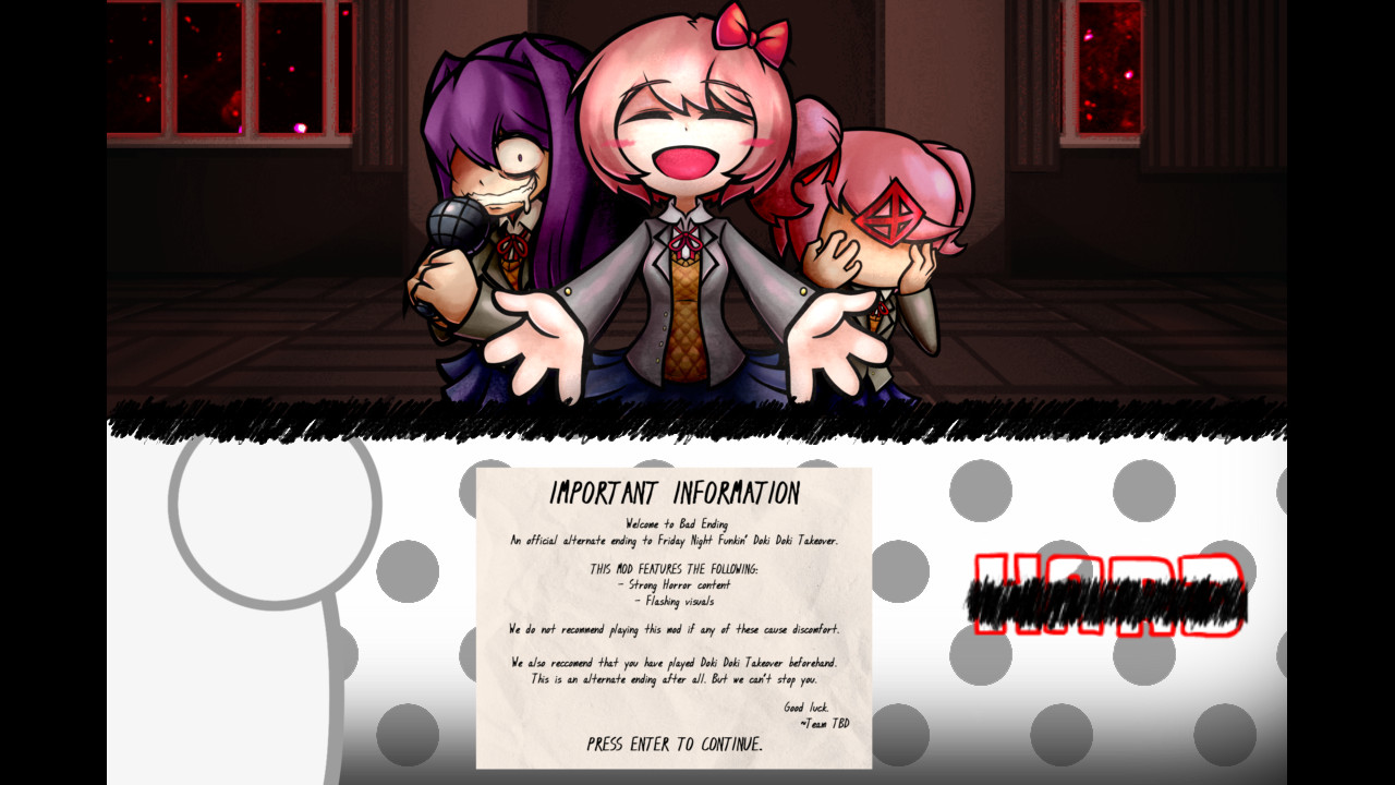 DDTO BAD ENDING full psych engine port Mod for Friday Night Funkin ...