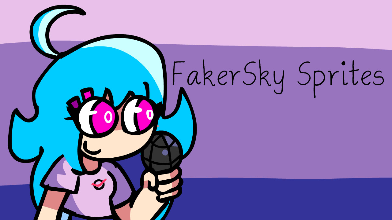 katie's Faker!Sky sprites (PRE-UPDATE) Mod for Friday Night Funkin ...