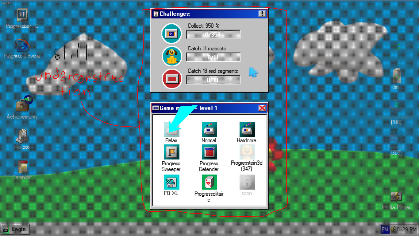 Progressbar 98 But 3D Mod for Progressbar95 | PB95 Mods