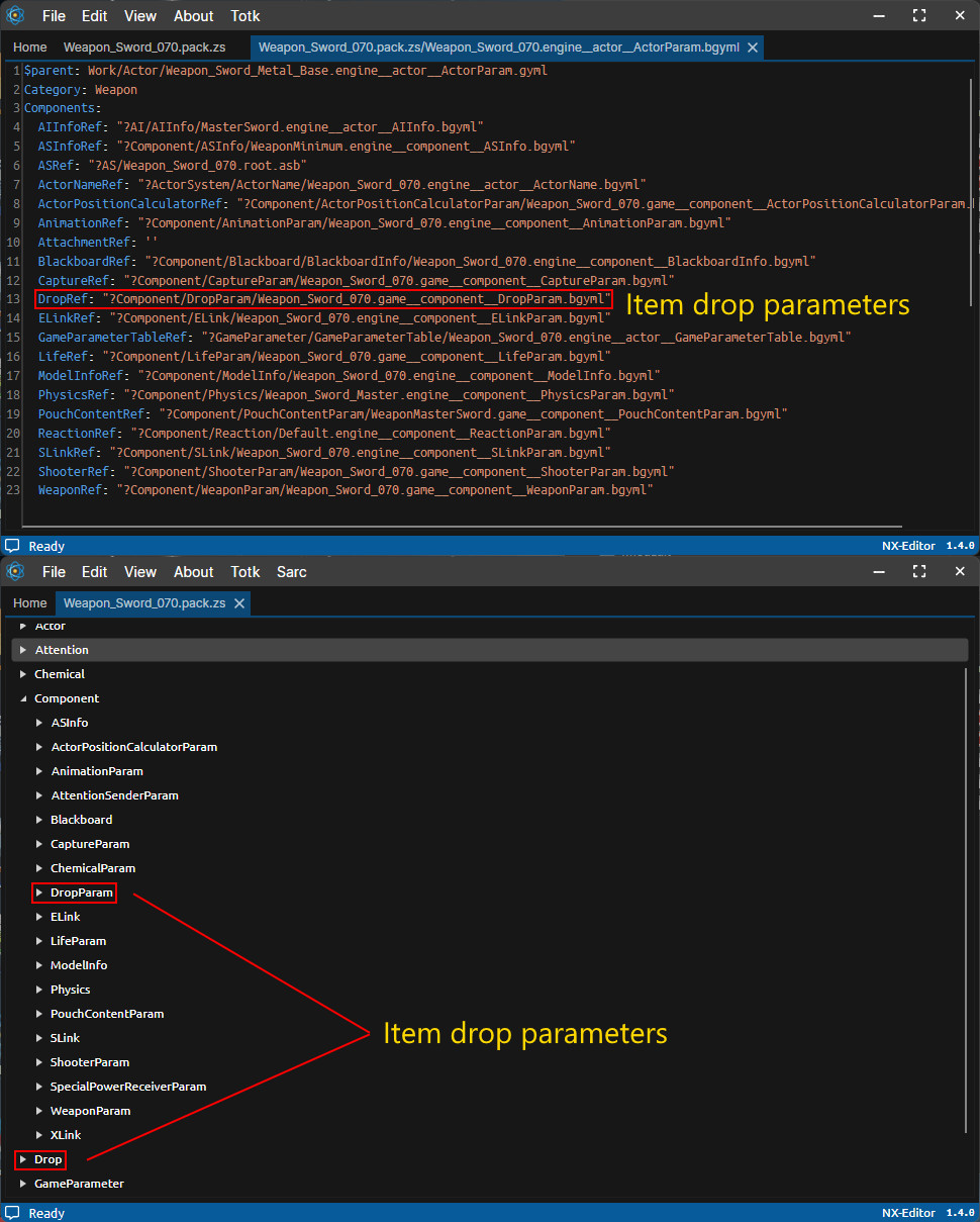 Early Master Sword with Damage Displayed Mod for The Legend of Zelda ...