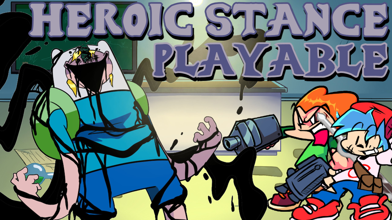 HEROIC STANCE PLAYABLE (Hotfix/V1.1) Mod for Friday Night Funkin' | FNF ...