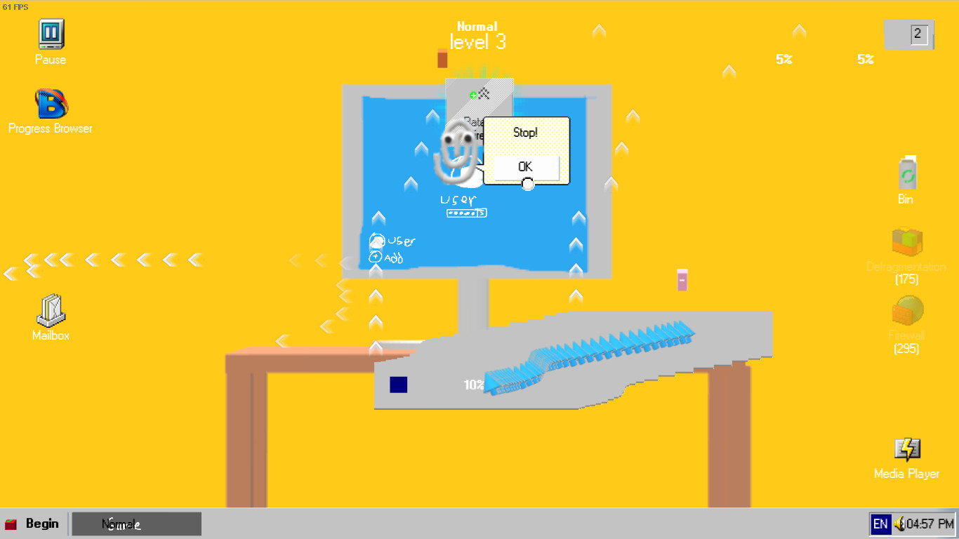 Progressbar 98 But 3D Mod for Progressbar95 | PB95 Mods