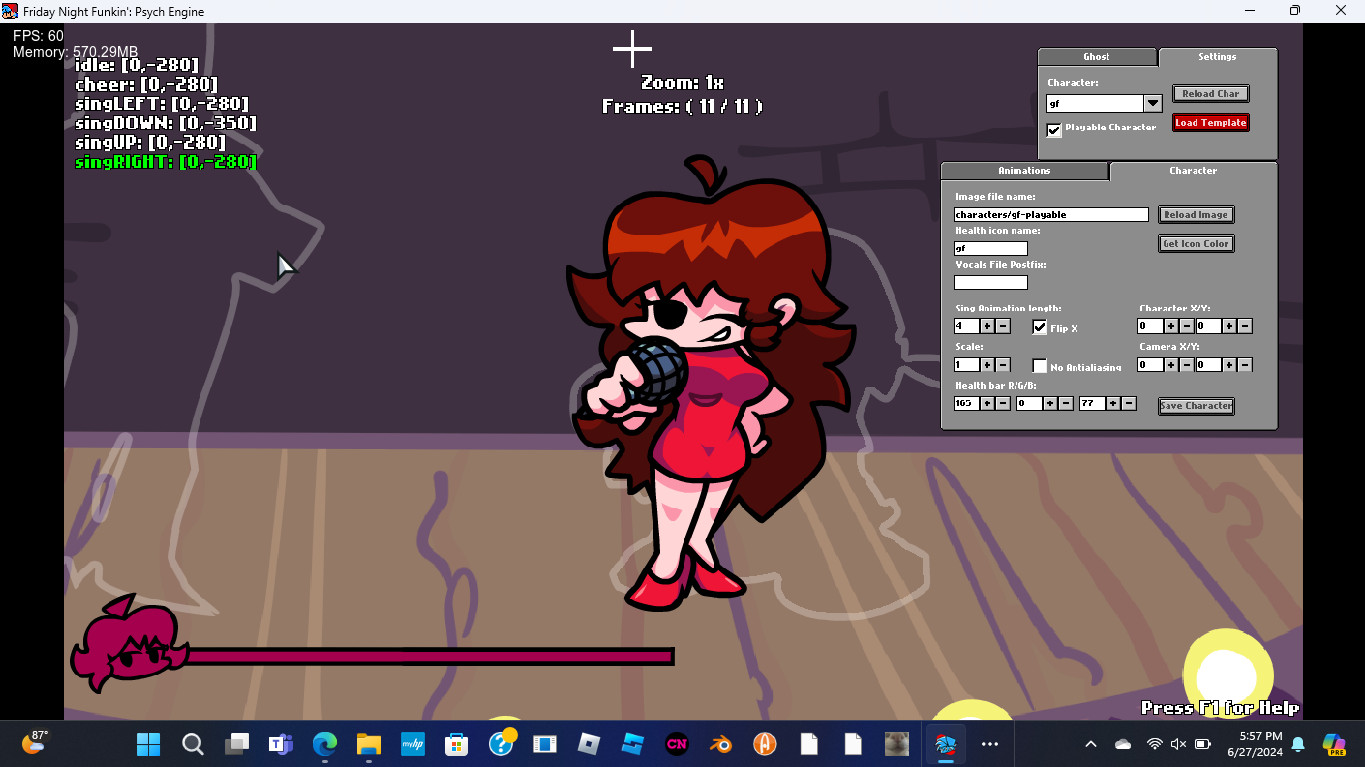 Playable My Trio Style GF V1 Mod for Friday Night Funkin' | FNF Mods
