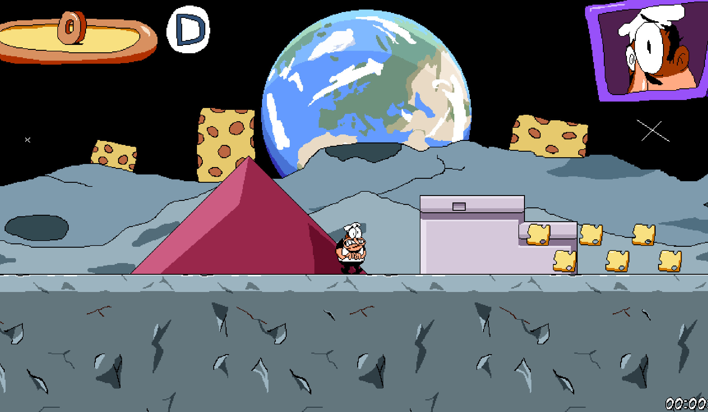 SPACE RUN Pizza Tower Custom Level Mod for Pizza Tower | PT Mods