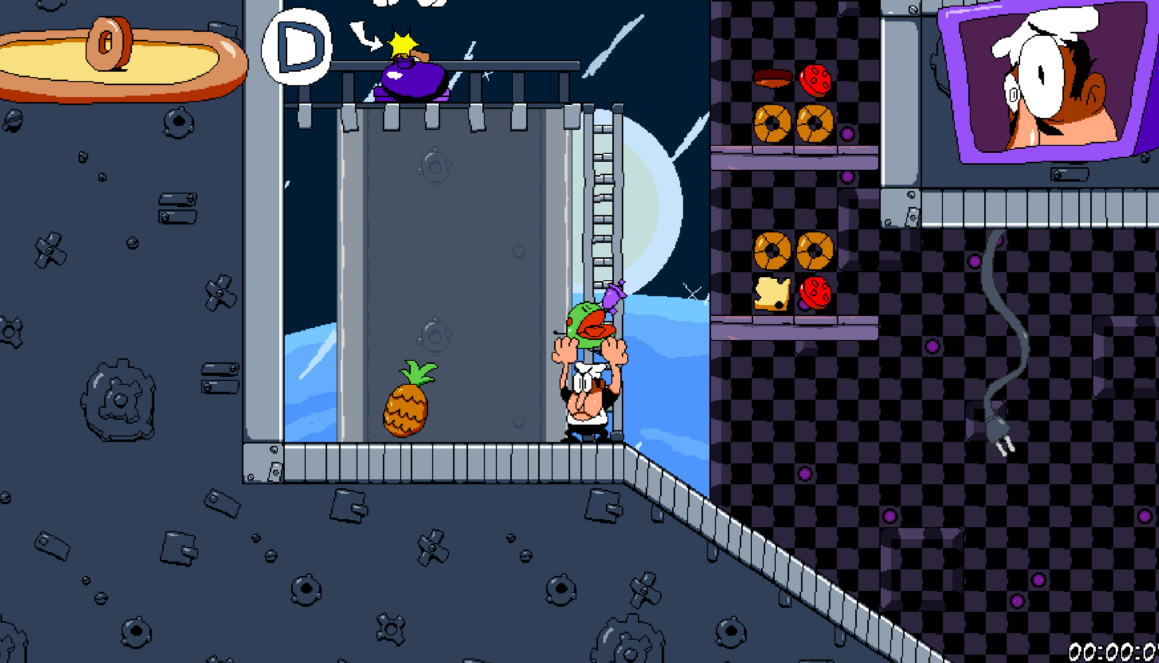 SPACE RUN Pizza Tower Custom Level Mod for Pizza Tower | PT Mods