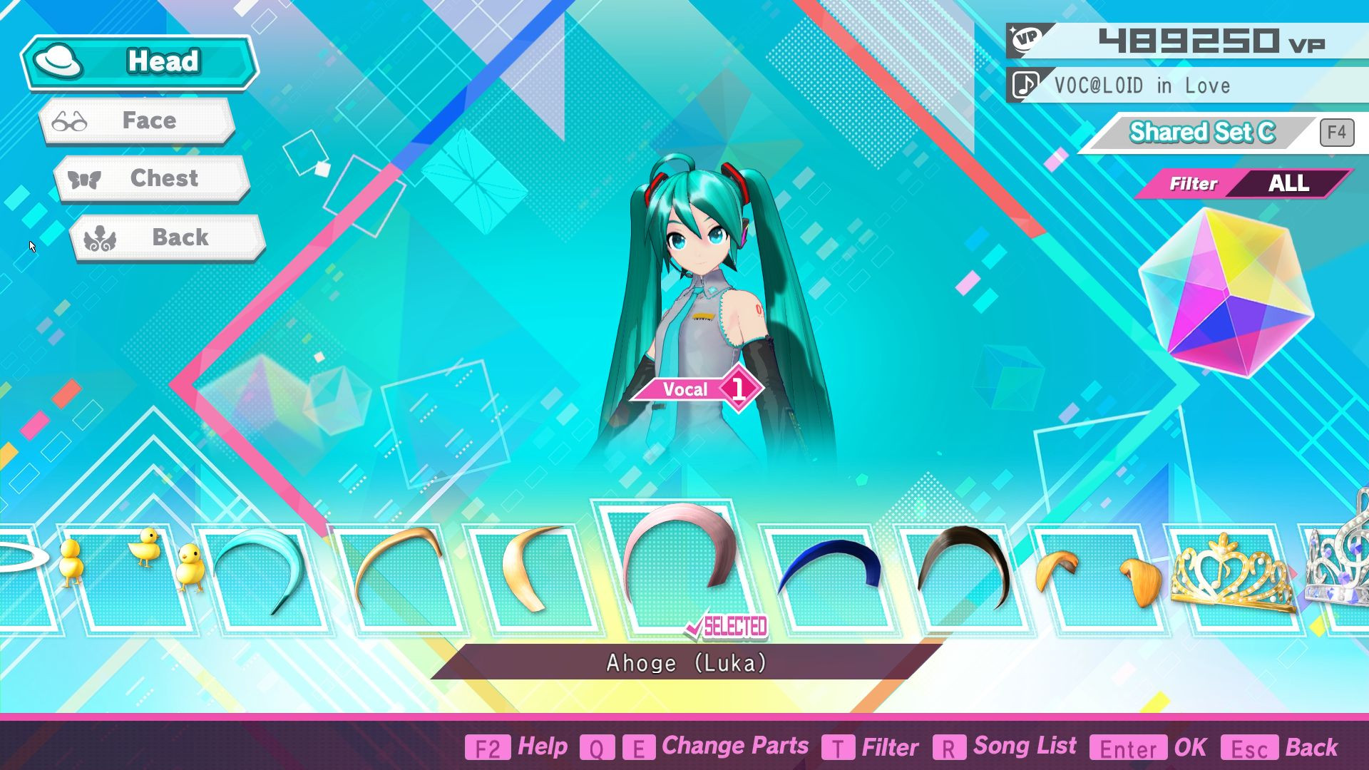 Unified Cowlick (Ahoge) Mod for Hatsune Miku: Project DIVA Mega Mix+ ...