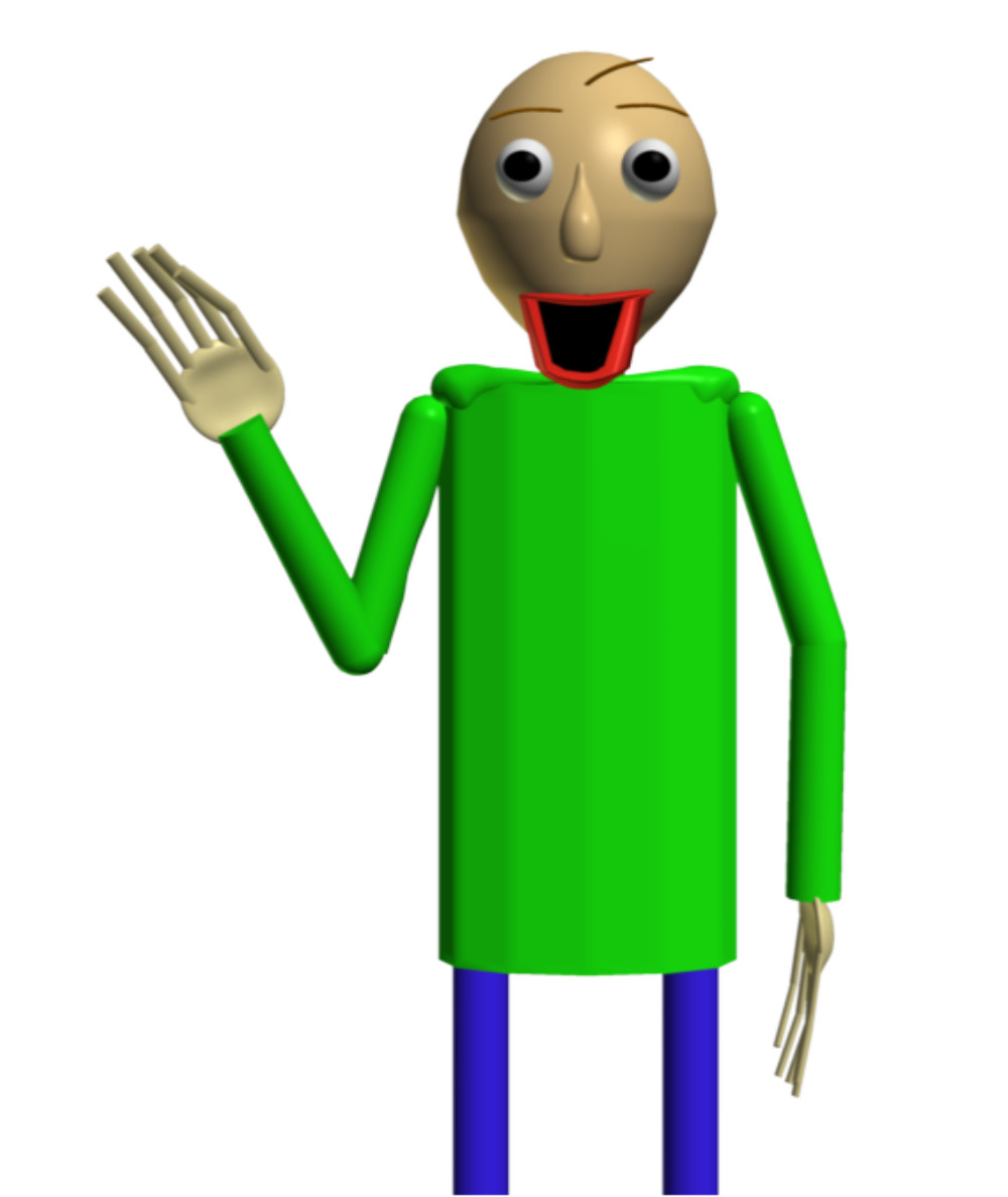 Baldi V1, rigged! Mod for Baldi's Basics | Baldi Mods