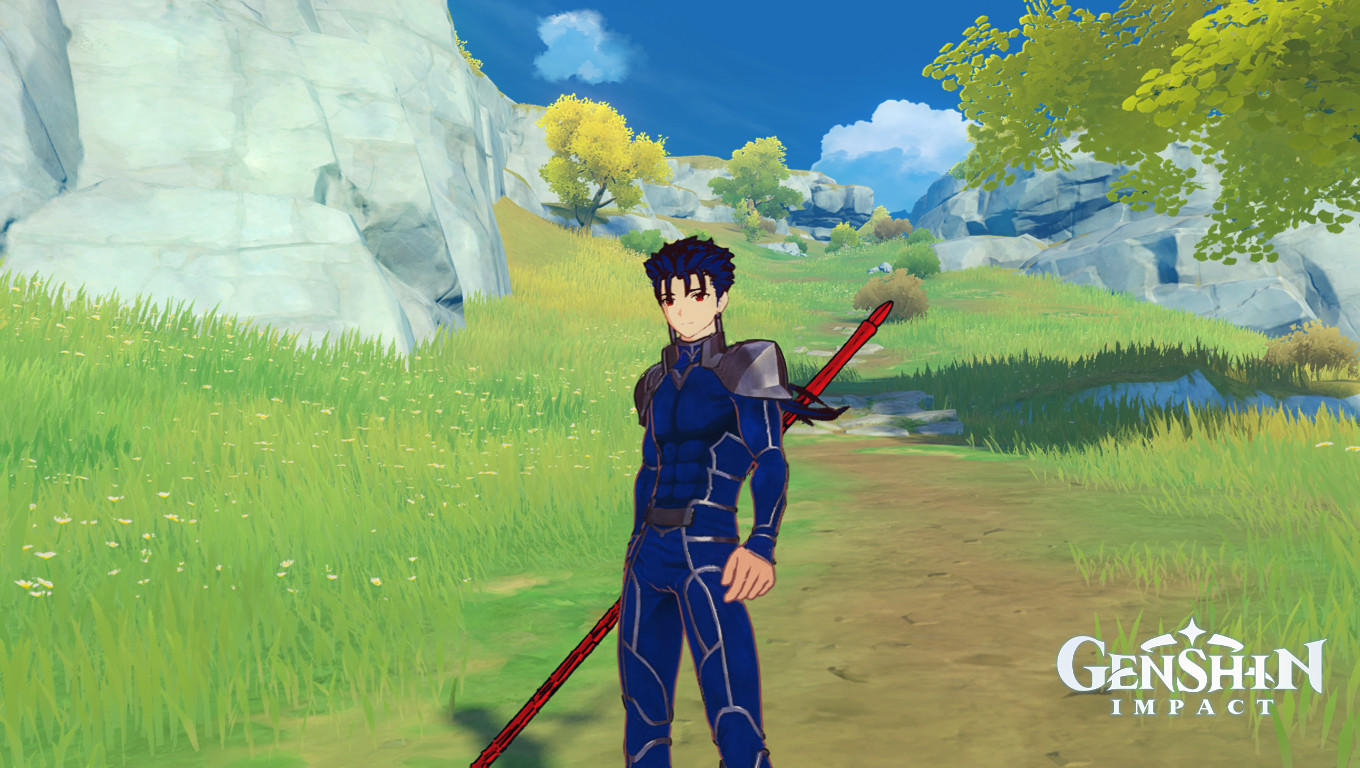 [FATE] Lancer Cu Chulainn + Gáe Bolg Mod for Genshin Impact | GI Mods