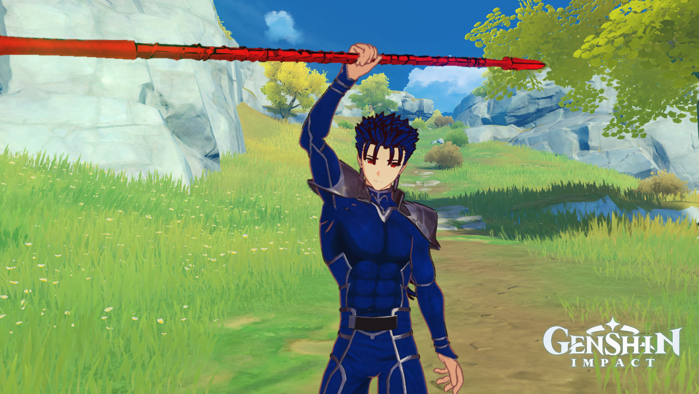 [FATE] Lancer Cu Chulainn + Gáe Bolg Mod for Genshin Impact | GI Mods
