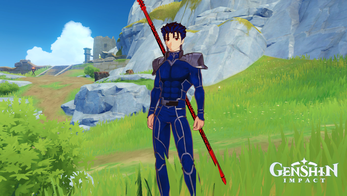 [FATE] Lancer Cu Chulainn + Gáe Bolg Mod for Genshin Impact | GI Mods