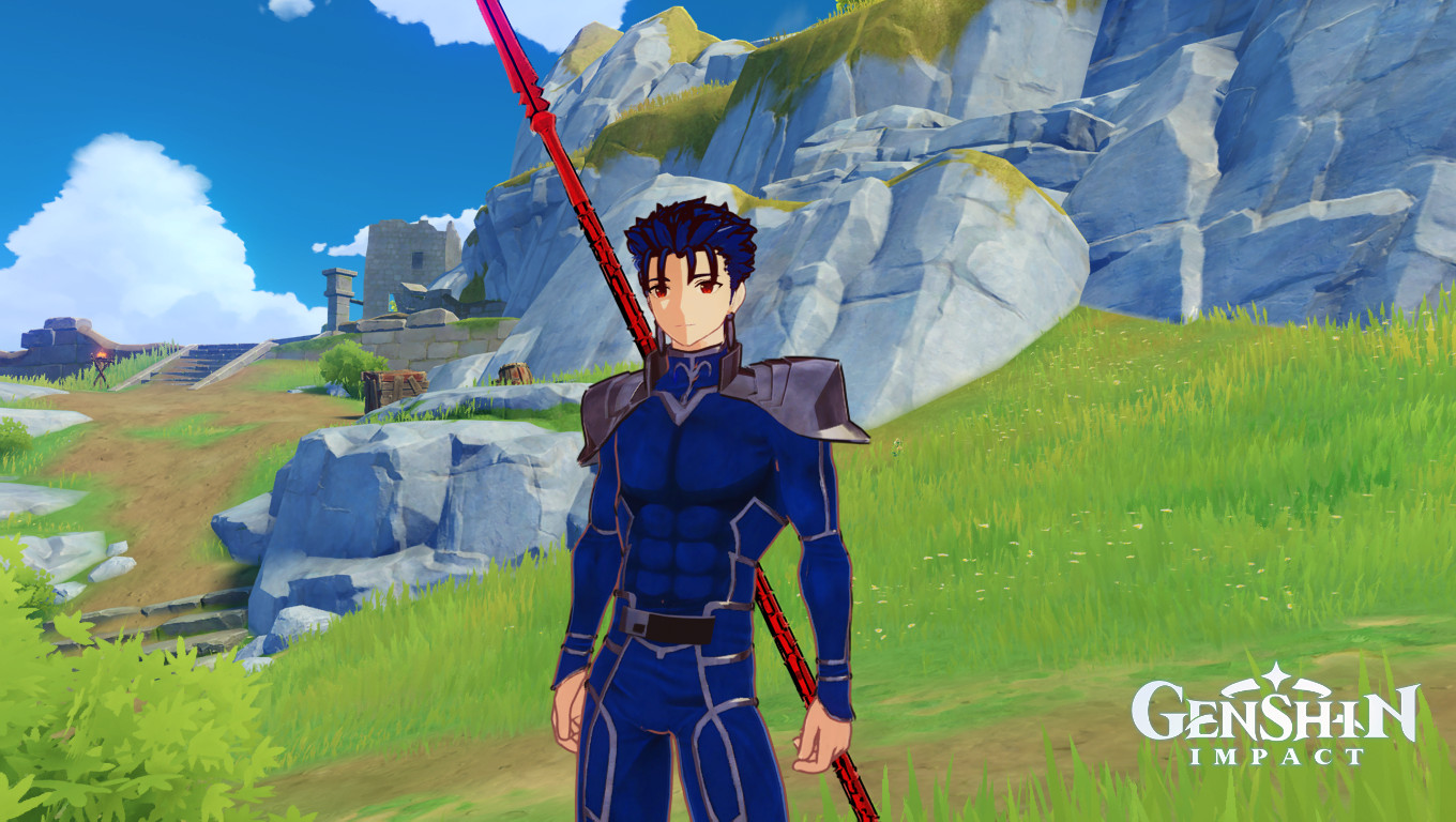 [FATE] Lancer Cu Chulainn + Gáe Bolg Mod for Genshin Impact | GI Mods