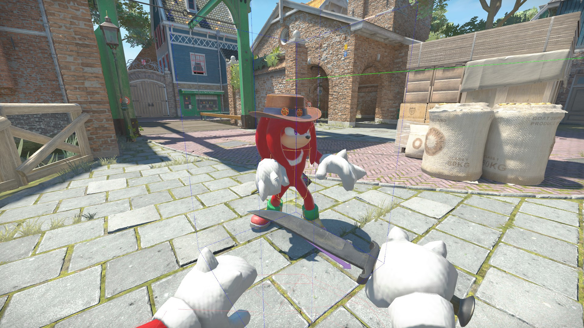 Knuckles Player Model Mod for Counter-Strike 2 | CS2 Mods