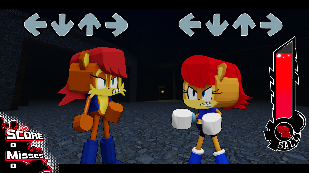 [SENSITIVE CONTENT] FNF: Bald-Fight Sally vs Bald Silly Mod for Friday ...